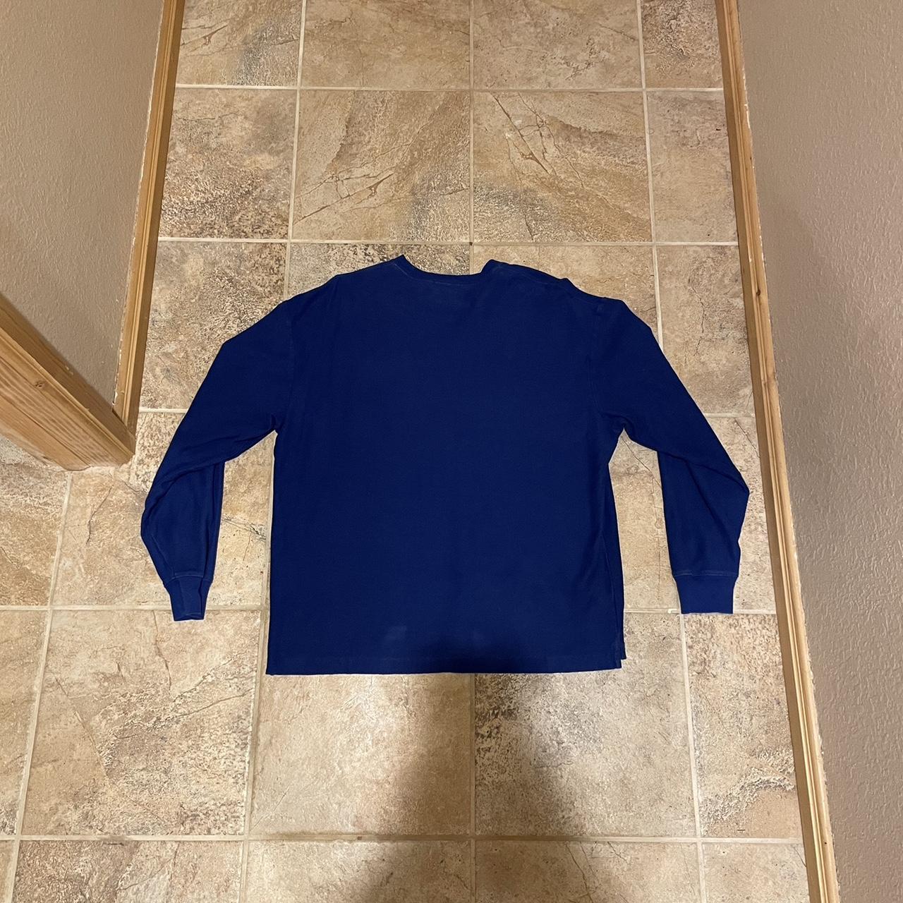 Kith Men's Blue and White T-shirt | Depop