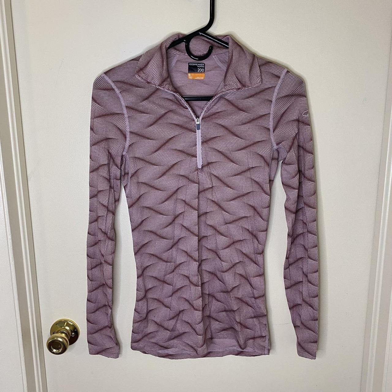Icebreaker Merino Wool Quarter Zip Pullover Sweater... - Depop