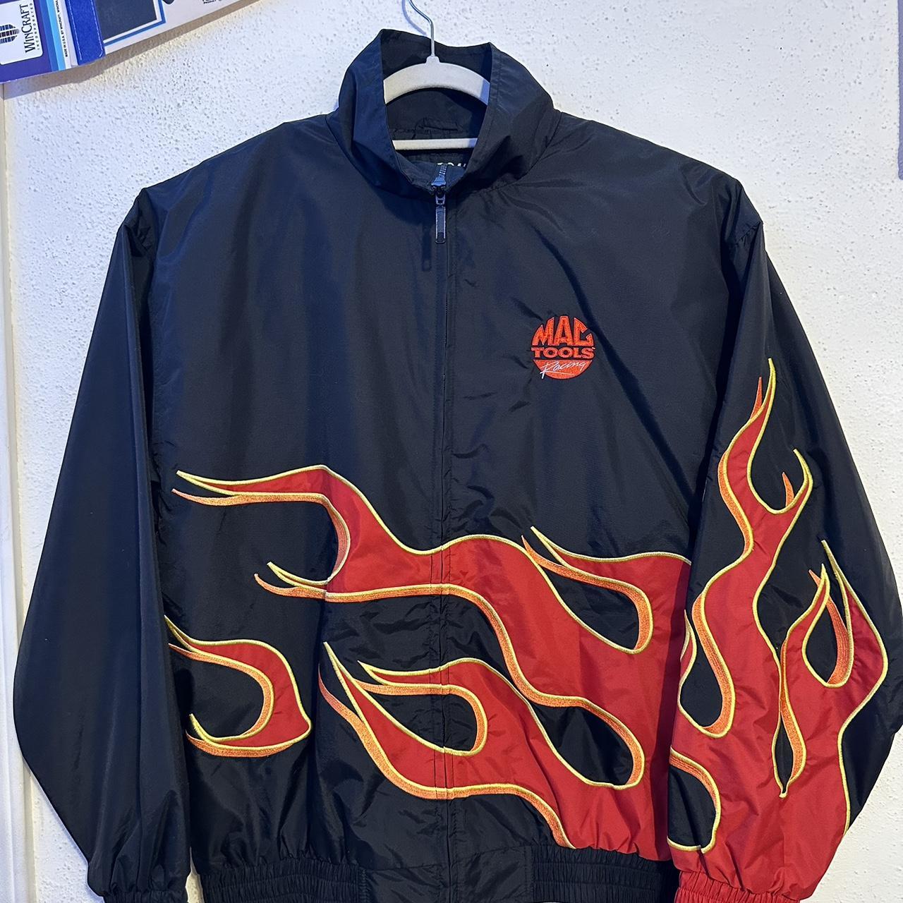 Vintage Mac Tools Racing Motorsports Jacket with... - Depop