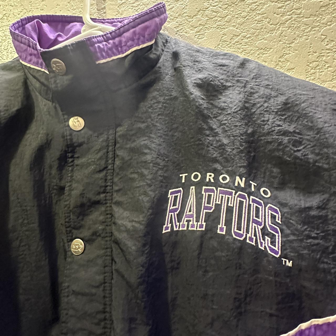 Vintage 90s Starter Toronto Raptors NBA Puffer... | Depop