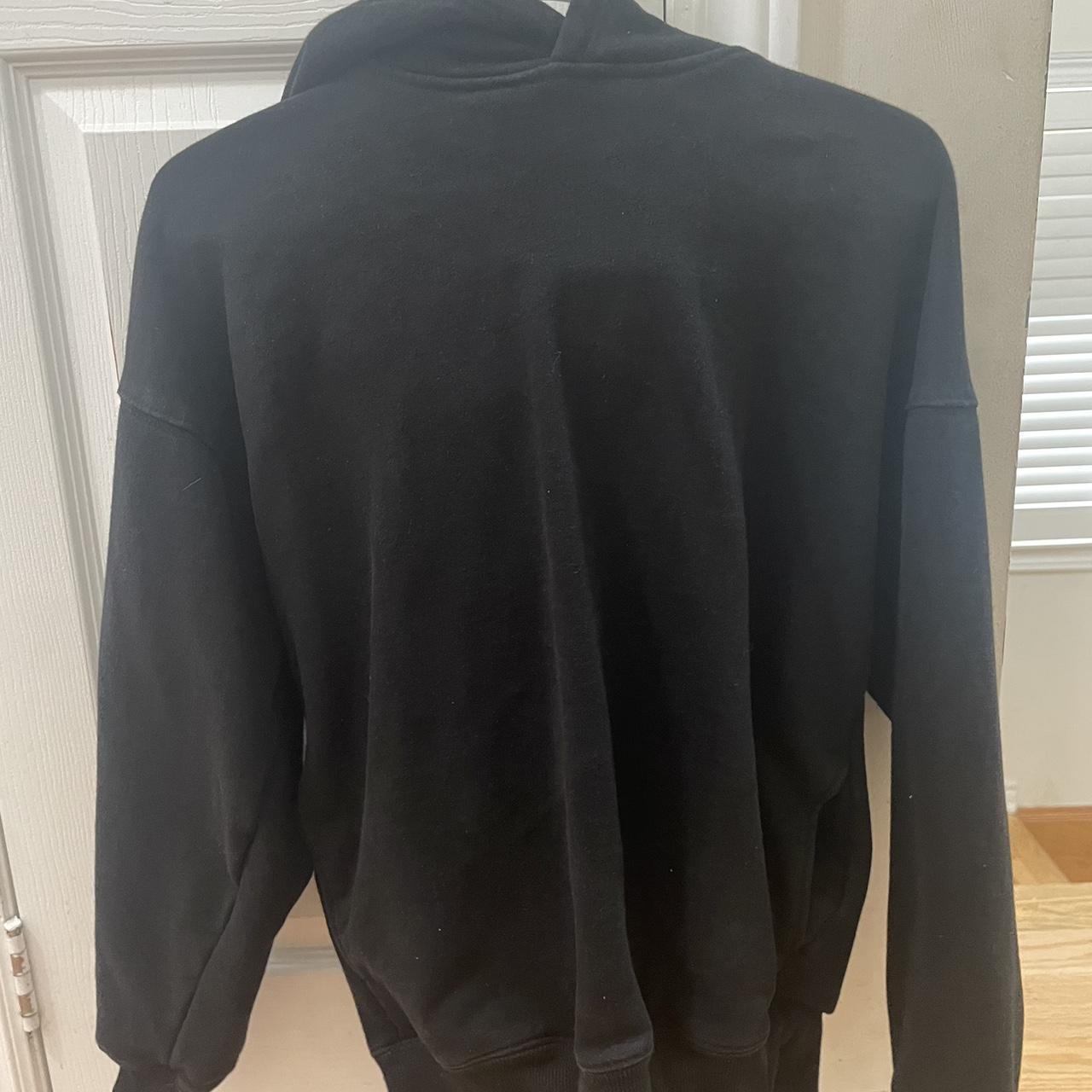 ardene size medium black hoodie unisex best for... - Depop