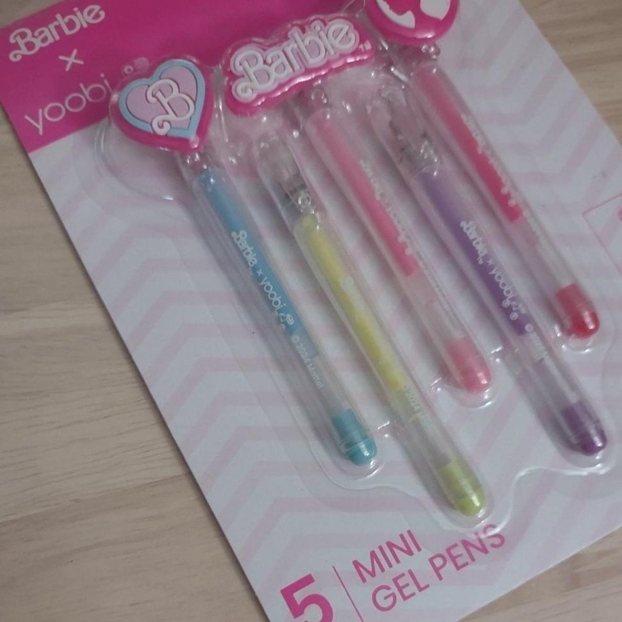 Barbie x Yoobi Mini Gel Pens Set Kawaii Decora... - Depop