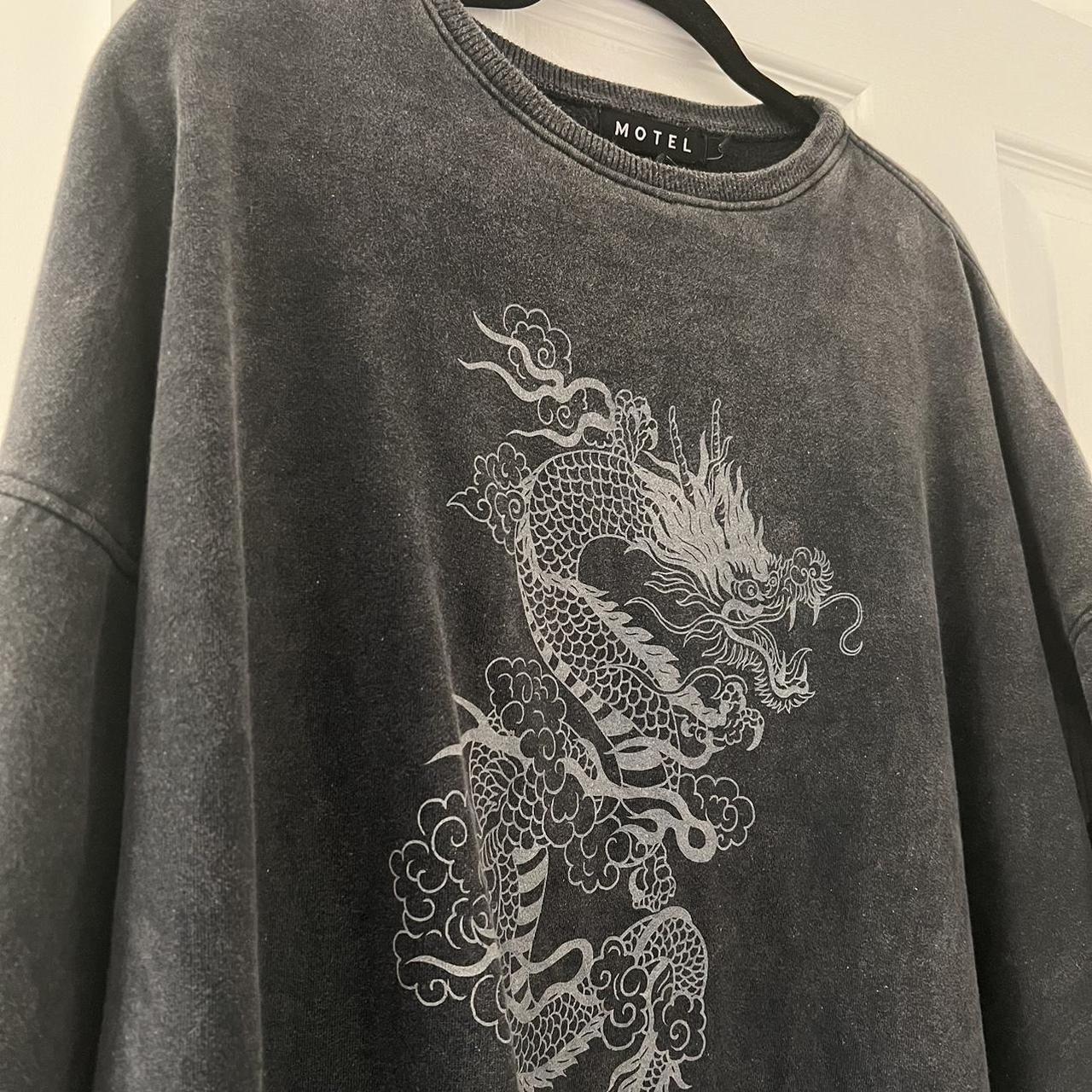 Motel rocks dragon jumper. Worn a few times, still... - Depop