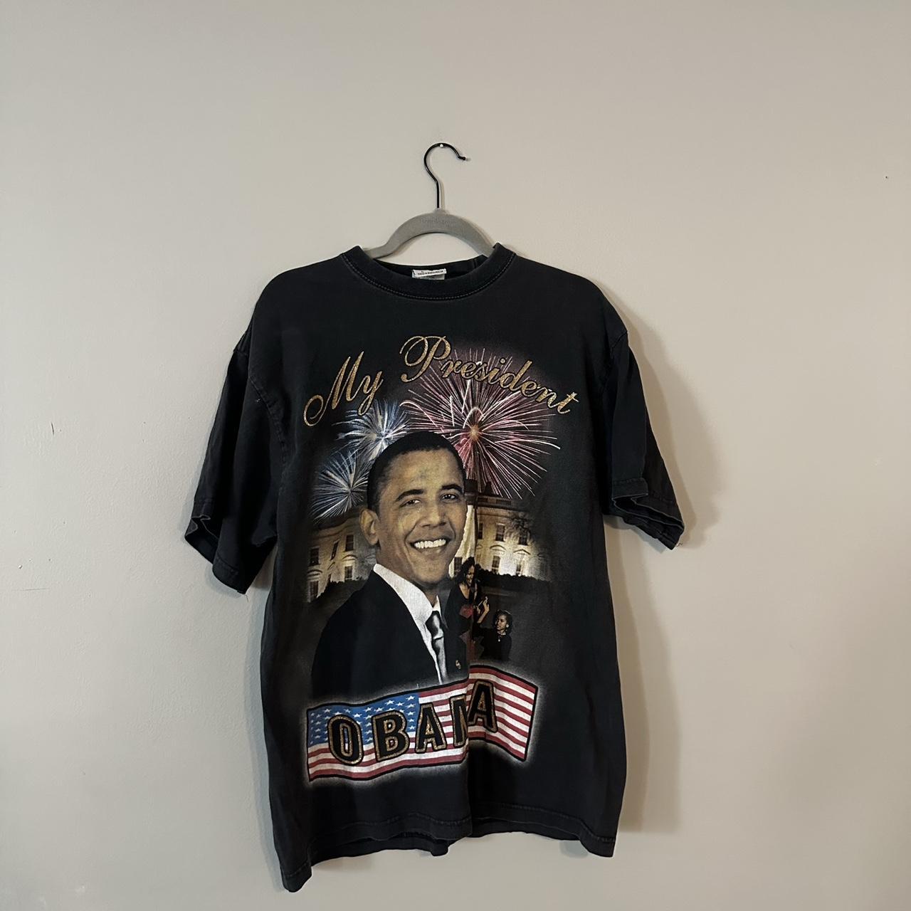Vintage Obama is my president shirt. Size Large... - Depop