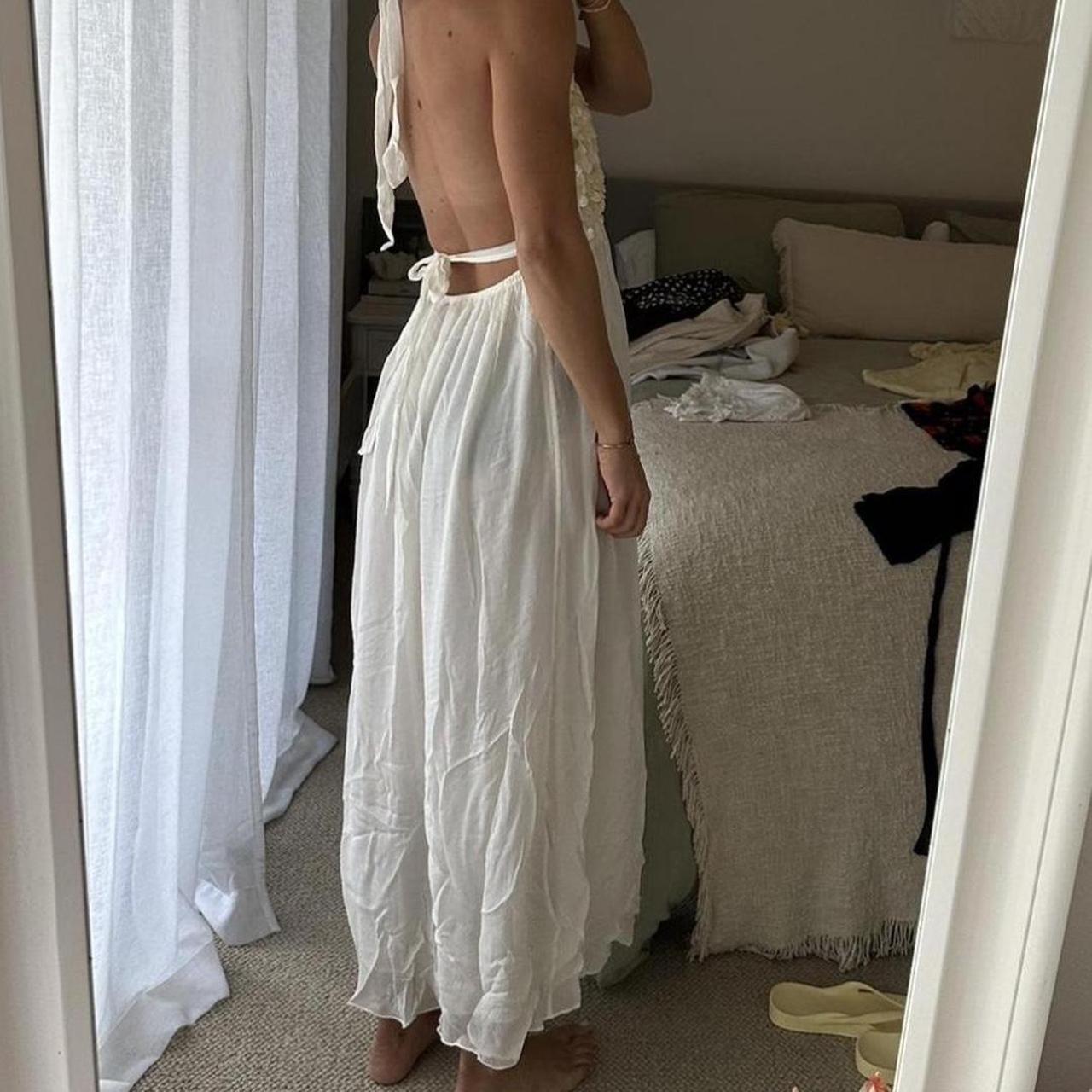 Zara shell detail maxi dress Size M (AU 8-12) Worn... | Depop