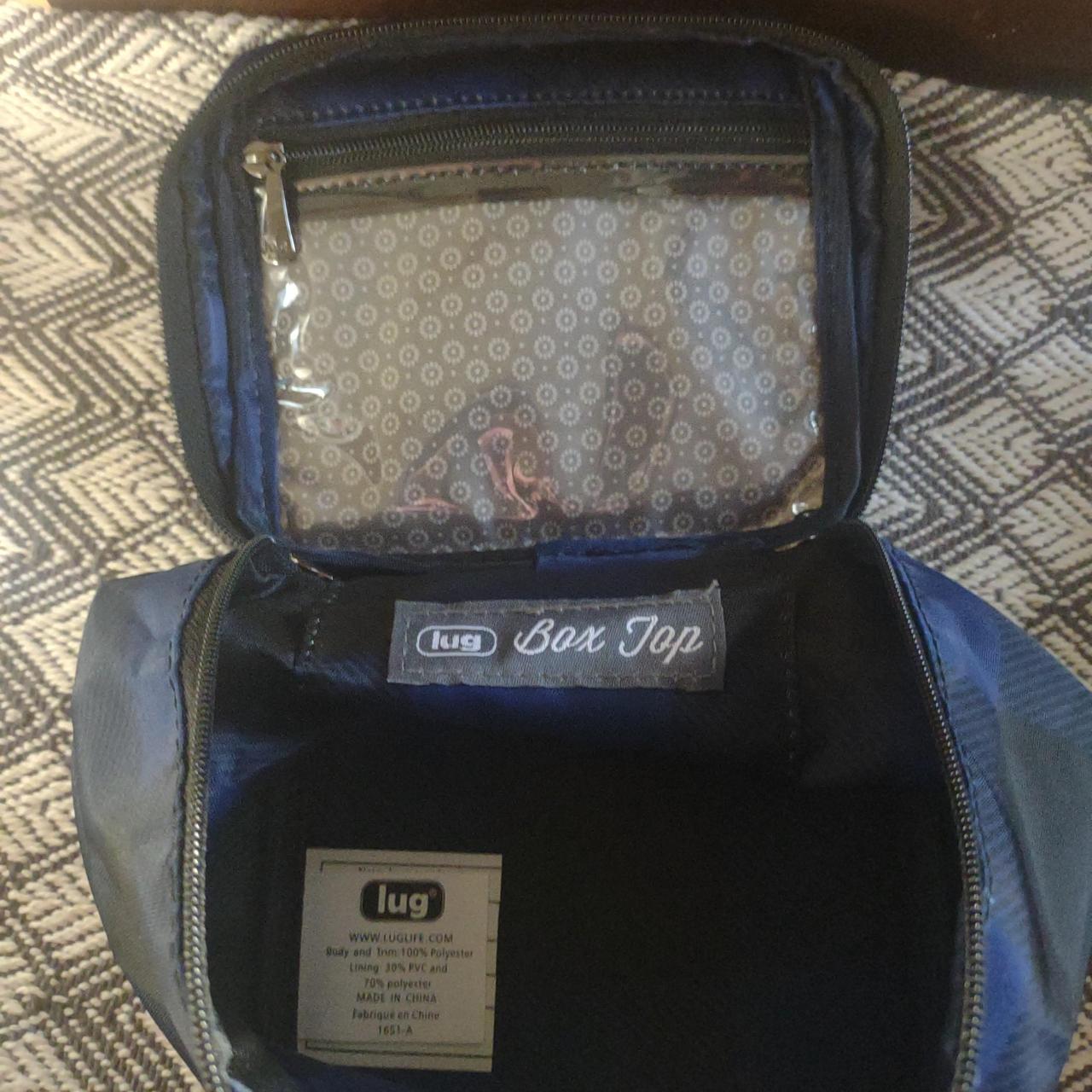 Lug Box Top Travel Bag. Small Lug Bag with Zip Pouch... - Depop