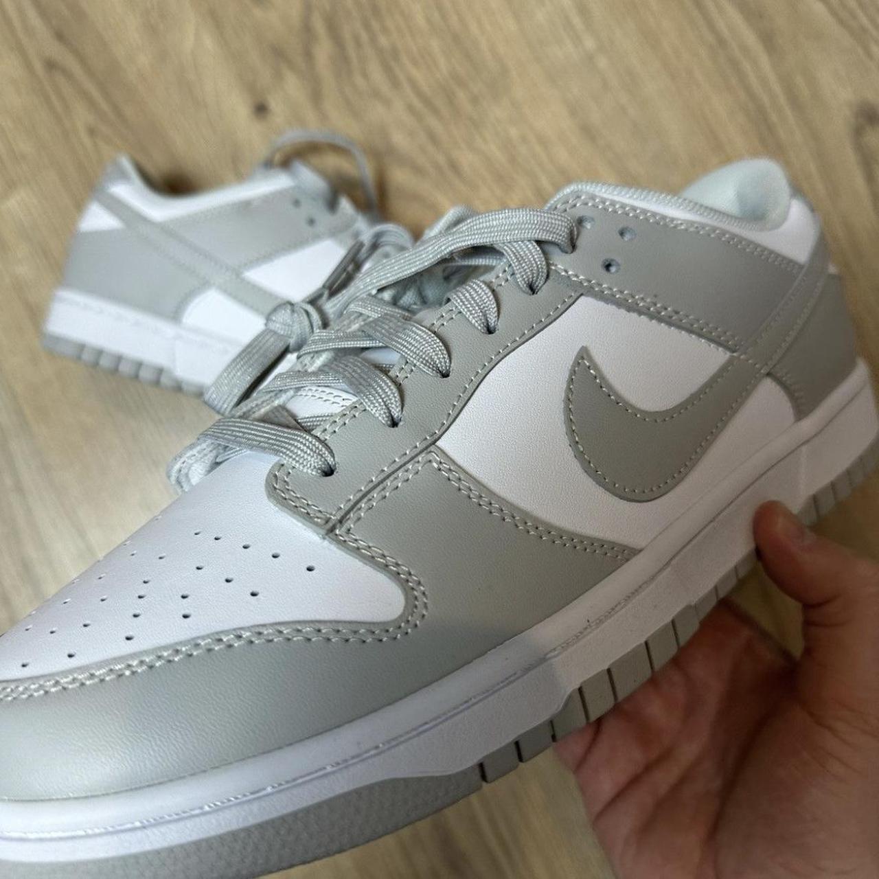 Nike Dunk Low gray fog #Vintage tried on 9/10... - Depop