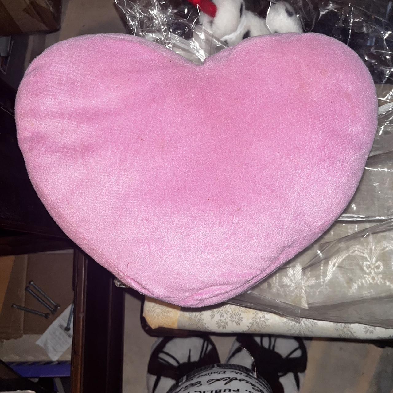 pink princess in training heart pillow rip at bottom... - Depop