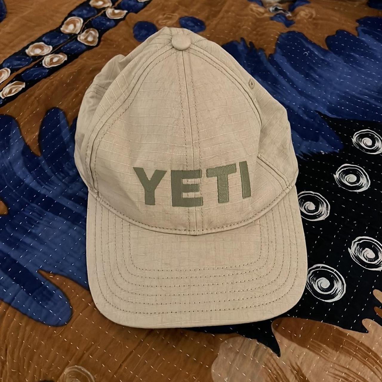Yeti hat with velcro adjustable strap - Depop