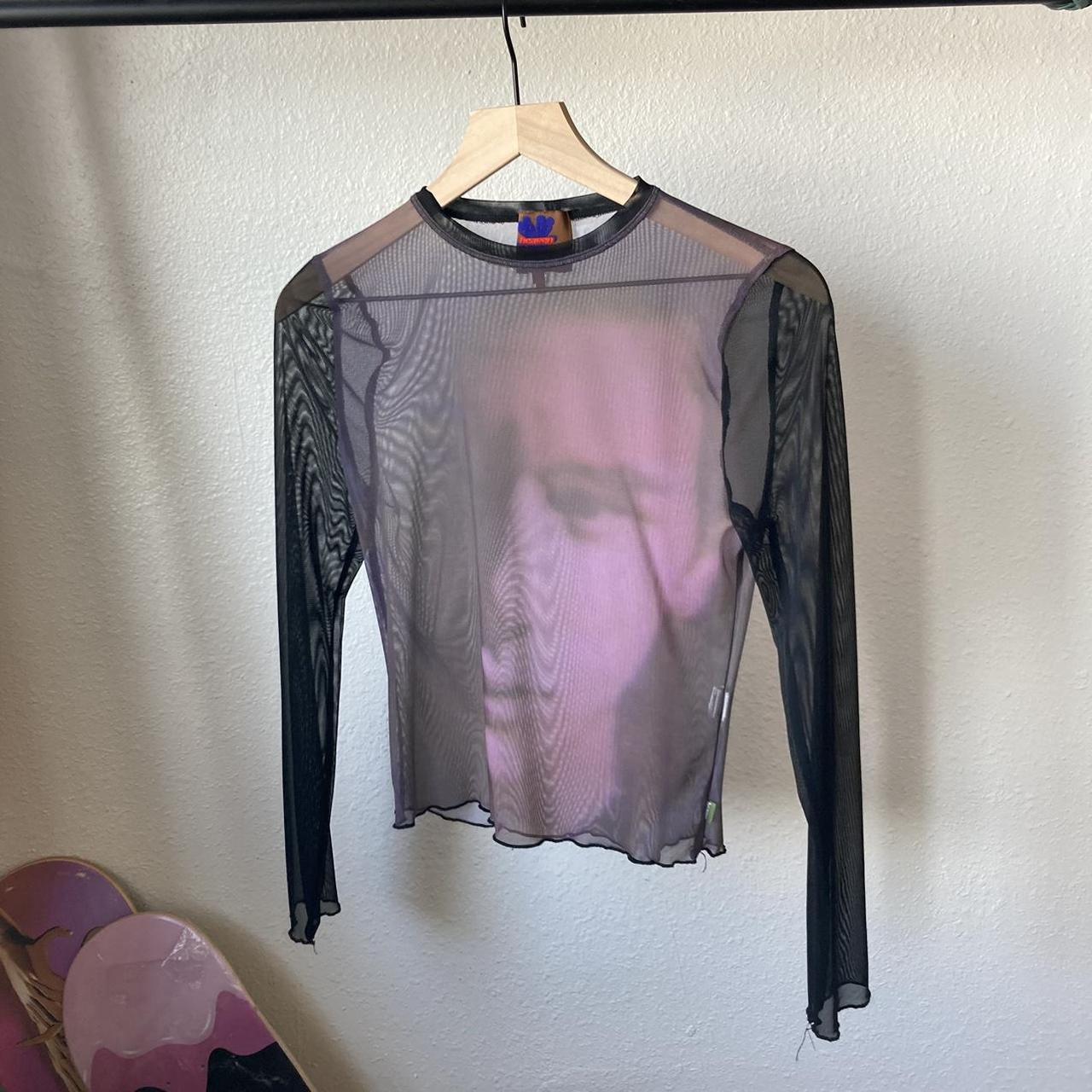 Heaven by Marc jacobs mesh top sized medium #mesh... - Depop