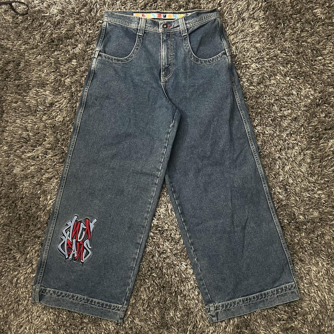 JNCO ROLLING STONE JEANS THESE ARE IN BRAND NEE... - Depop