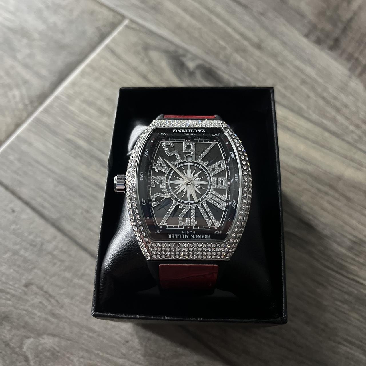 Frank muller watch with diamonds MESSAGE BEFORE BUYING - Depop