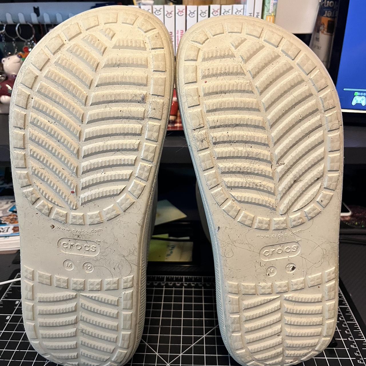 Crocs Men's Cream Boots | Depop