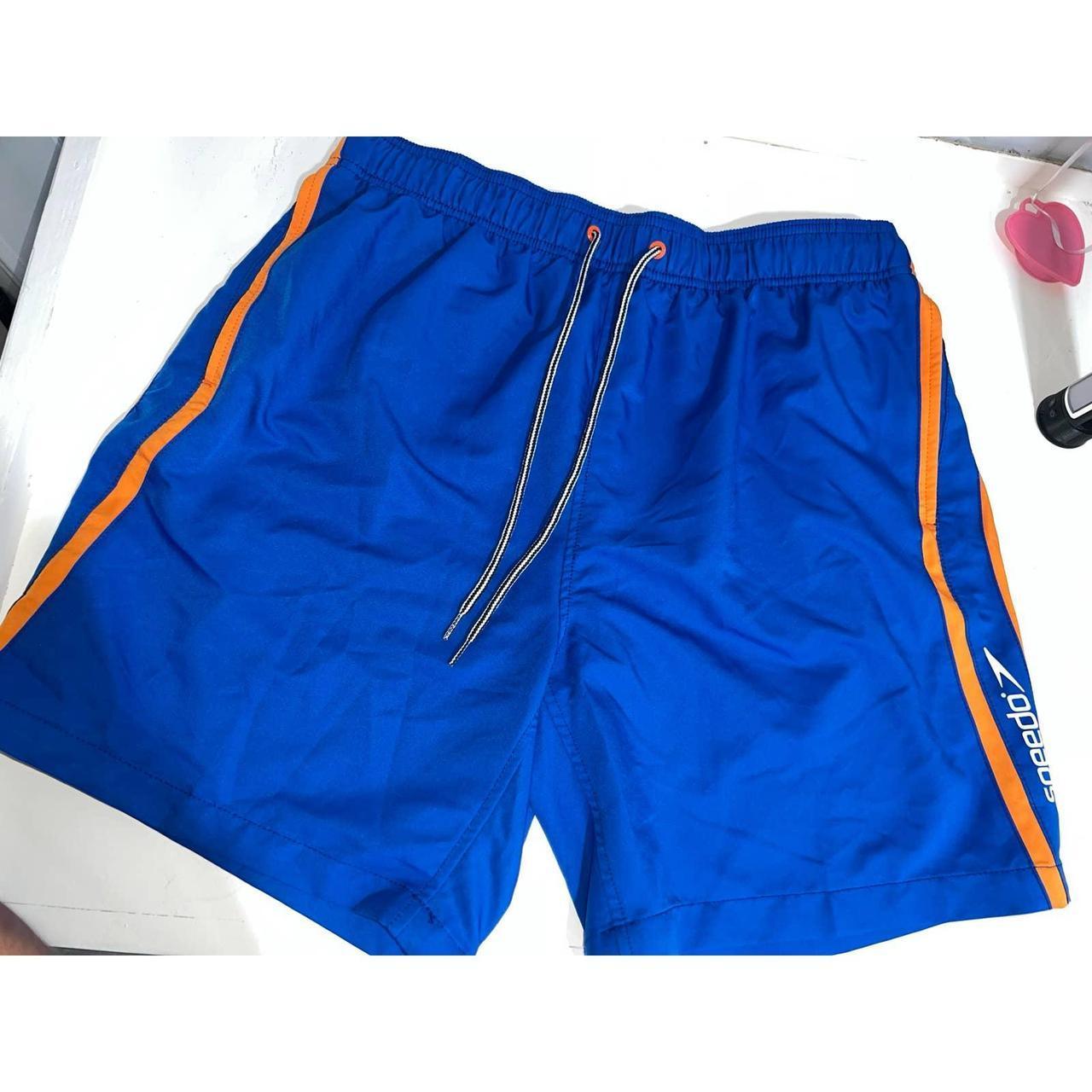 Be bold in these fun speedo swim trunks Orange... - Depop