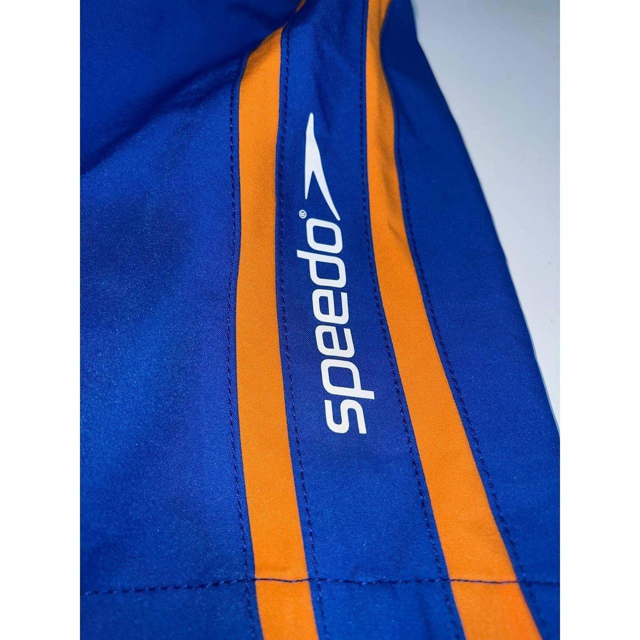 Be bold in these fun speedo swim trunks Orange... - Depop