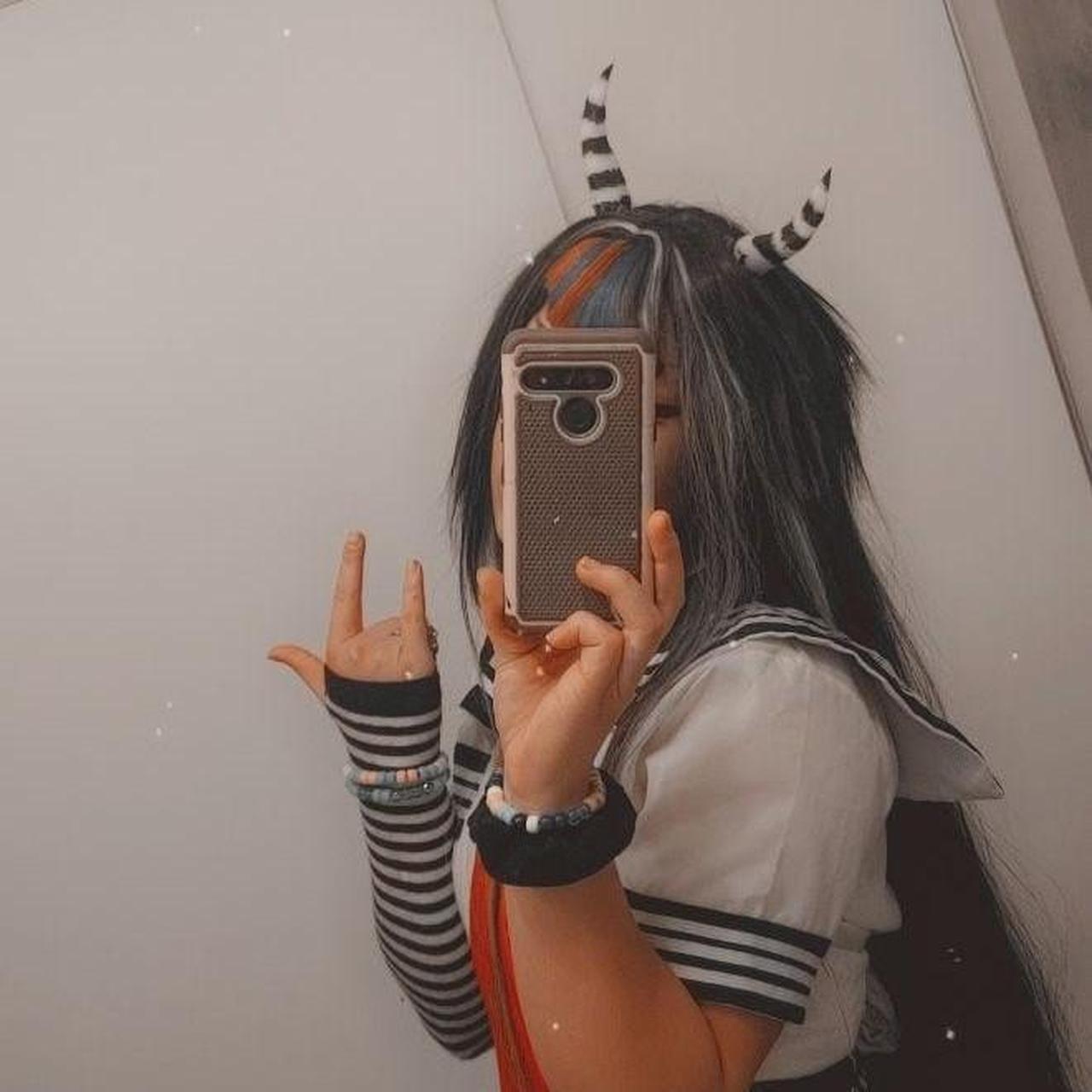 Ibuki Mioda Wig Commission Fully Styled Spikes New Depop