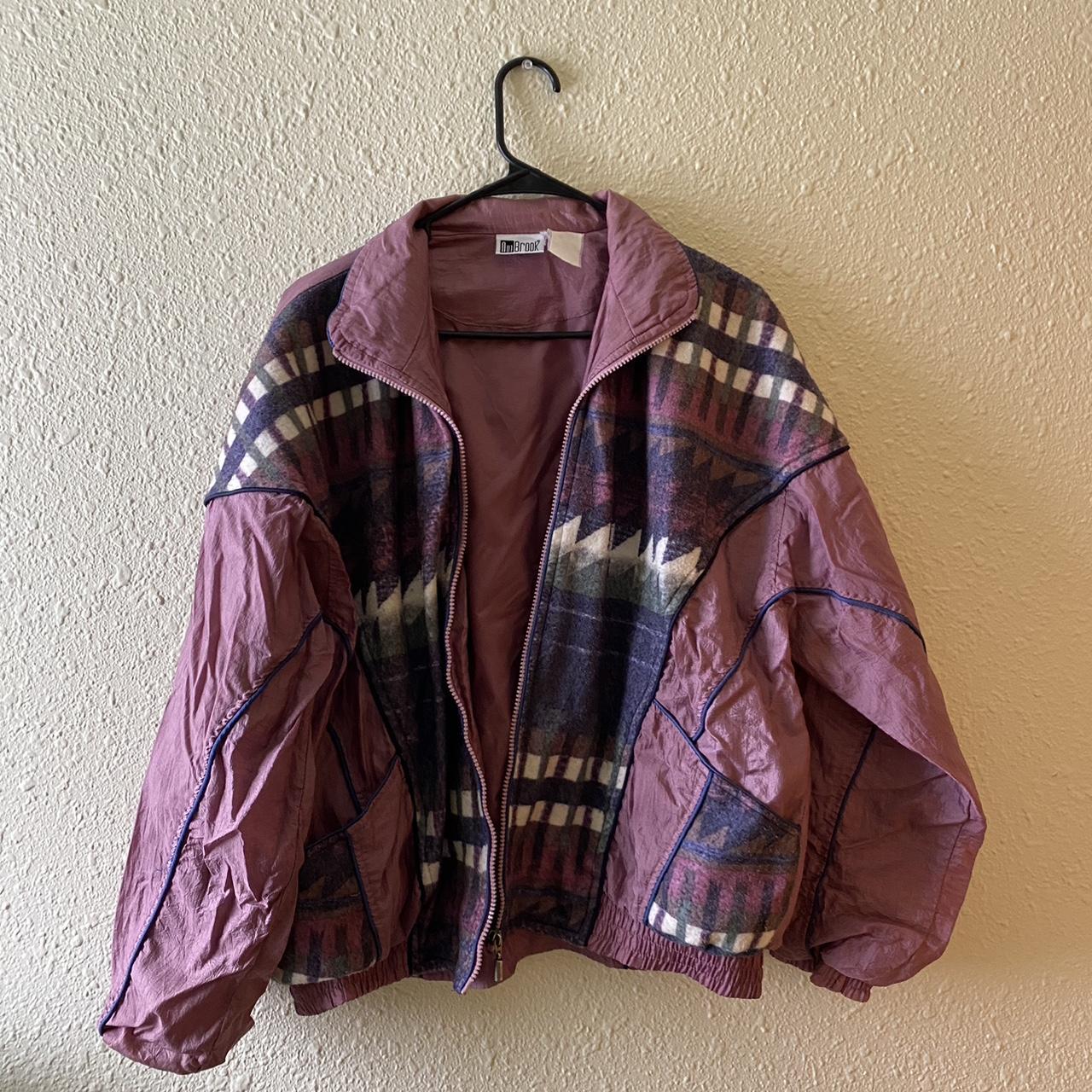 vintage 80s outbrook jacket⚡️ size medium in great... - Depop