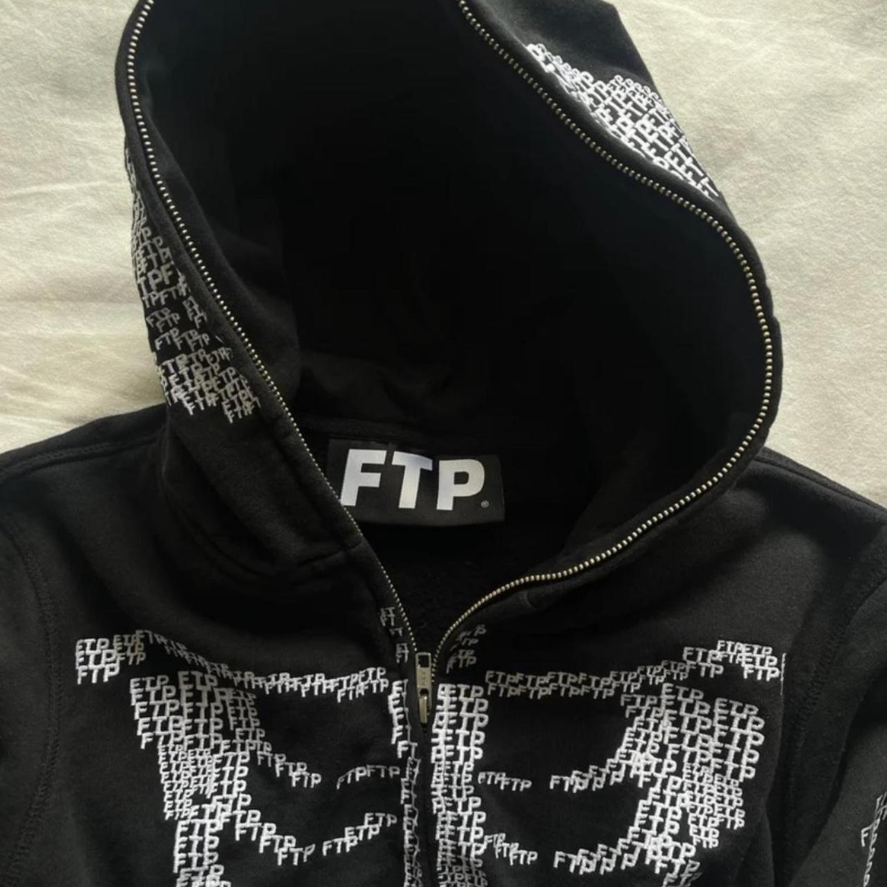 FTP RARE black glow in the dark skeleton hoodie -DM... - Depop