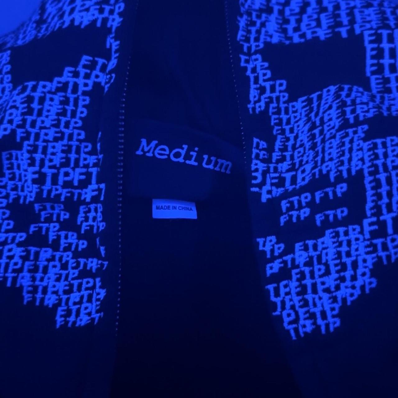 FTP RARE black glow in the dark skeleton hoodie -DM... - Depop