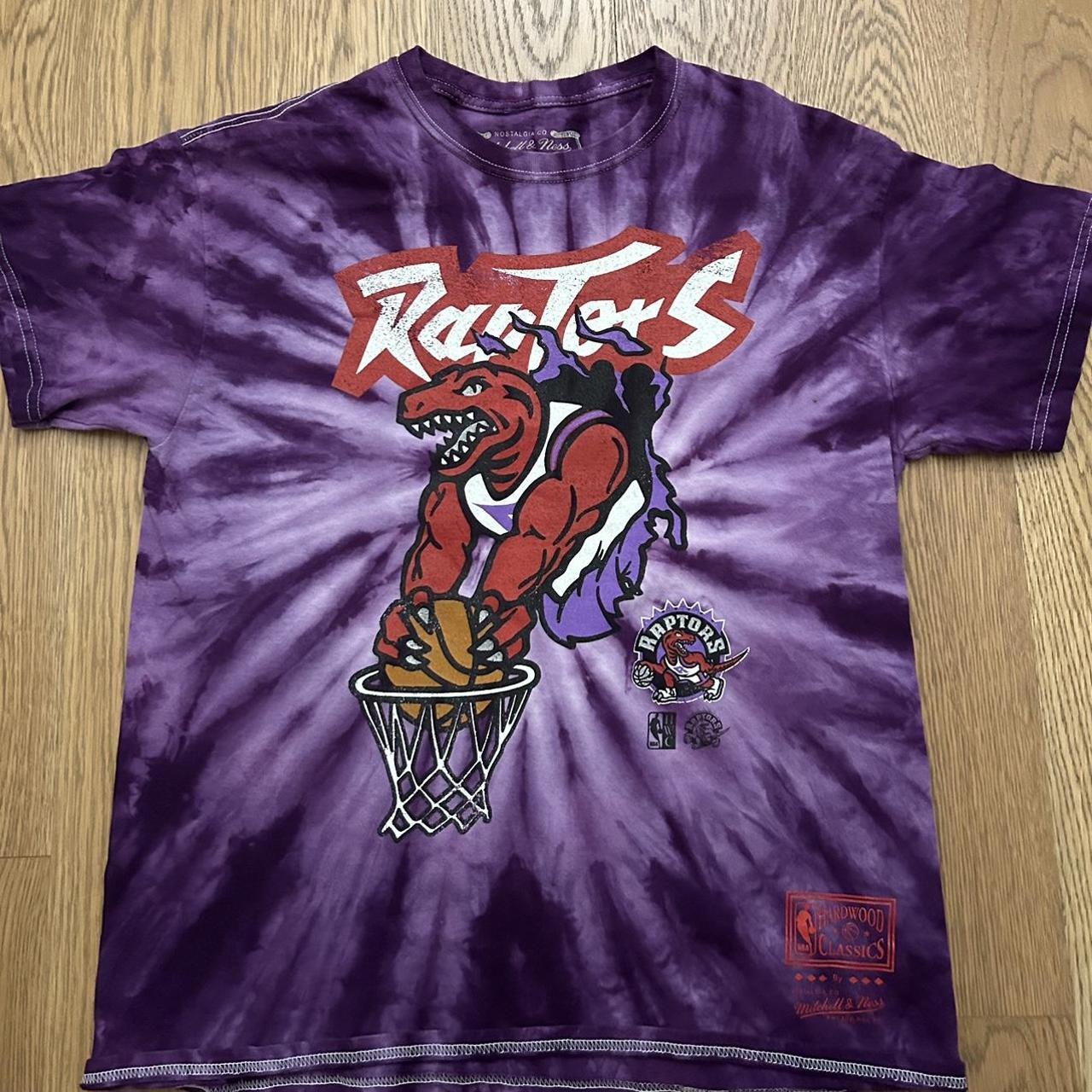 Large Purple Raptors Graphic T-Shirt - Depop