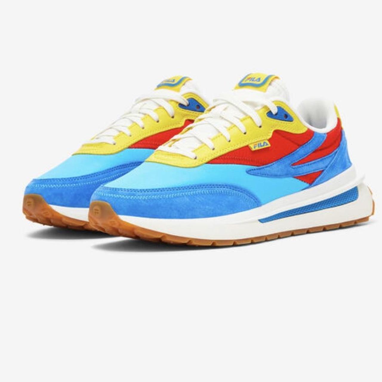 Fila womens renno colorful retro style sneaker size... - Depop