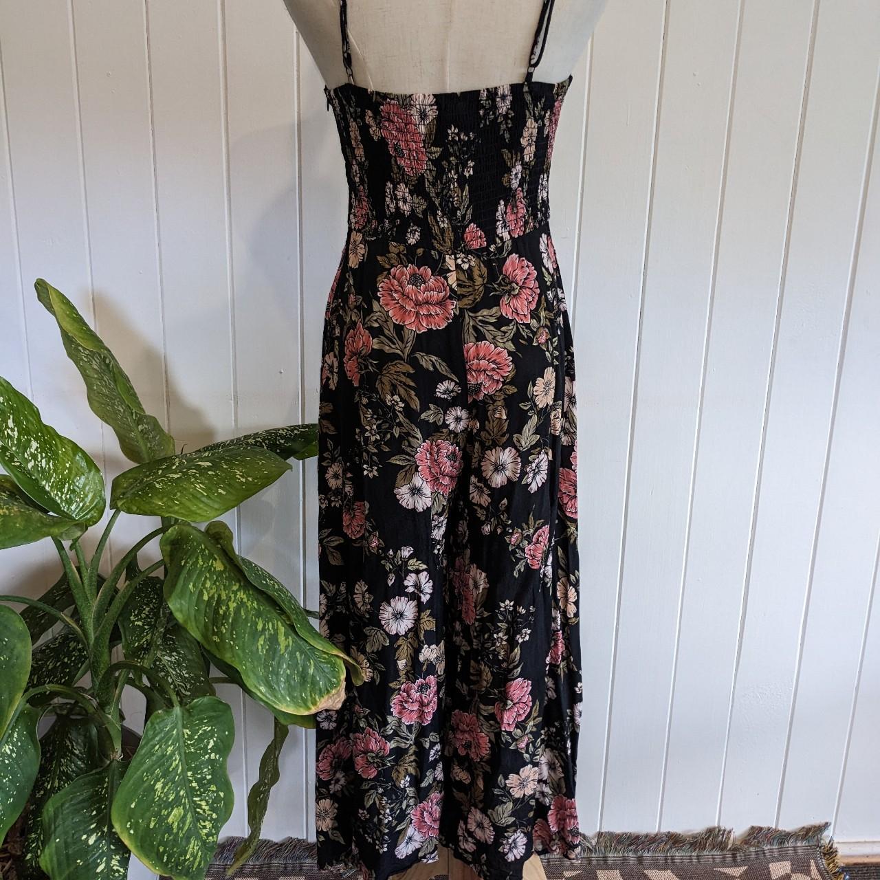 Dotti wide leg midi jumpsuit Side zip Elastic back... - Depop