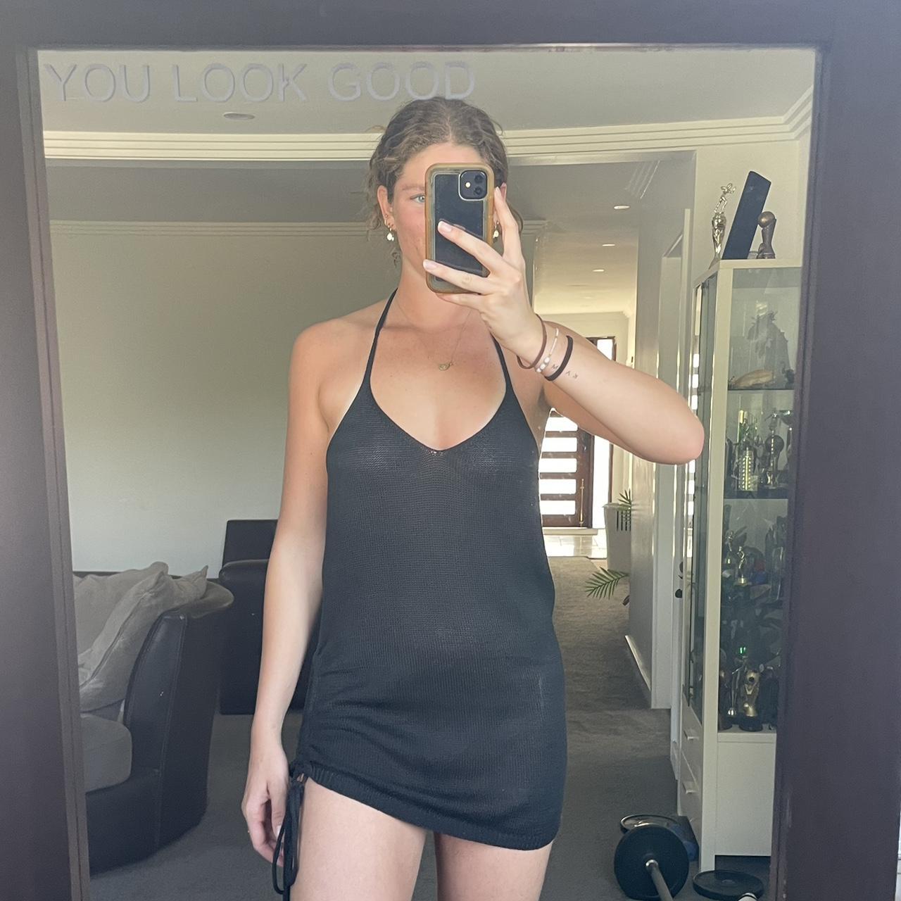 size M somewhat sheer - Depop