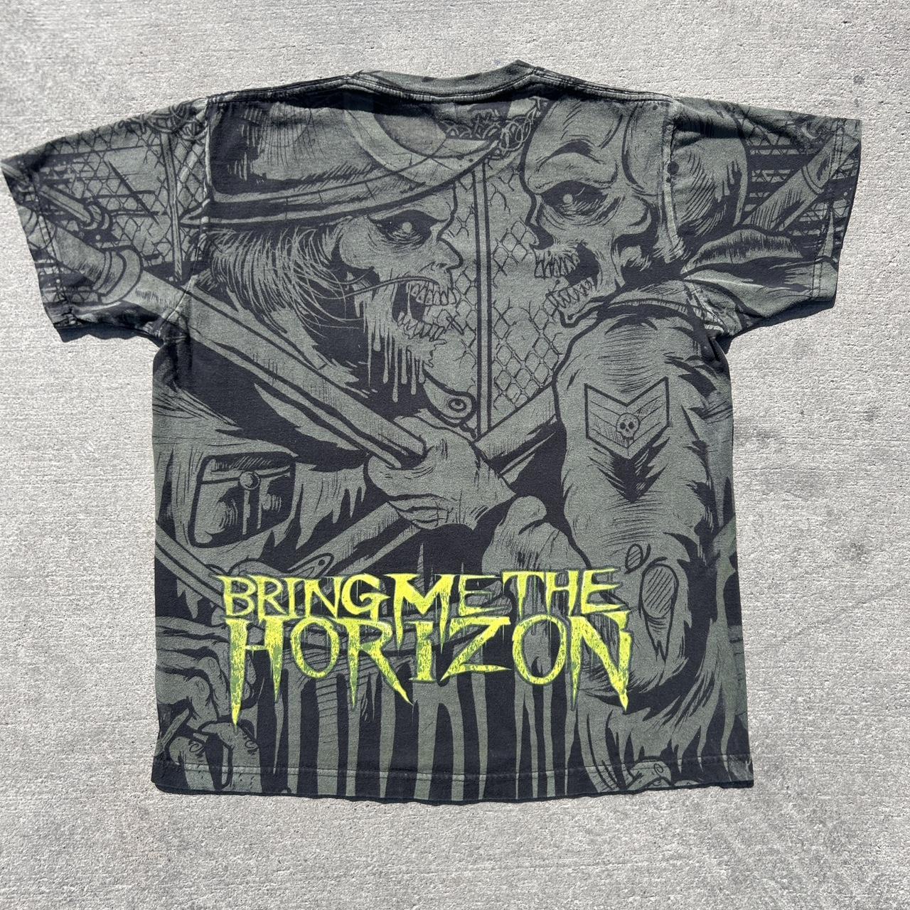 Y2K Bring Me The Horizon Shirt All Over Print AOP... | Depop