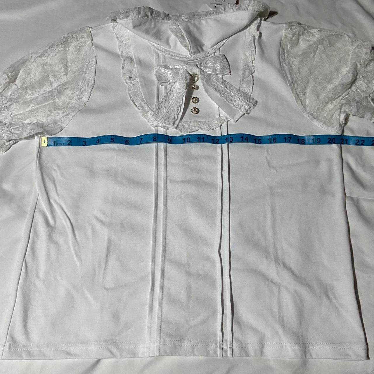 White Lily Merry jirai kei blouse size 3L, bought on... | Depop