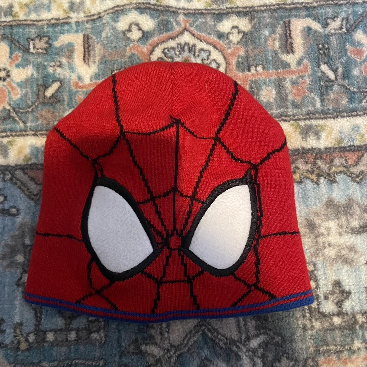 spider man beanie fits a little lose - Depop
