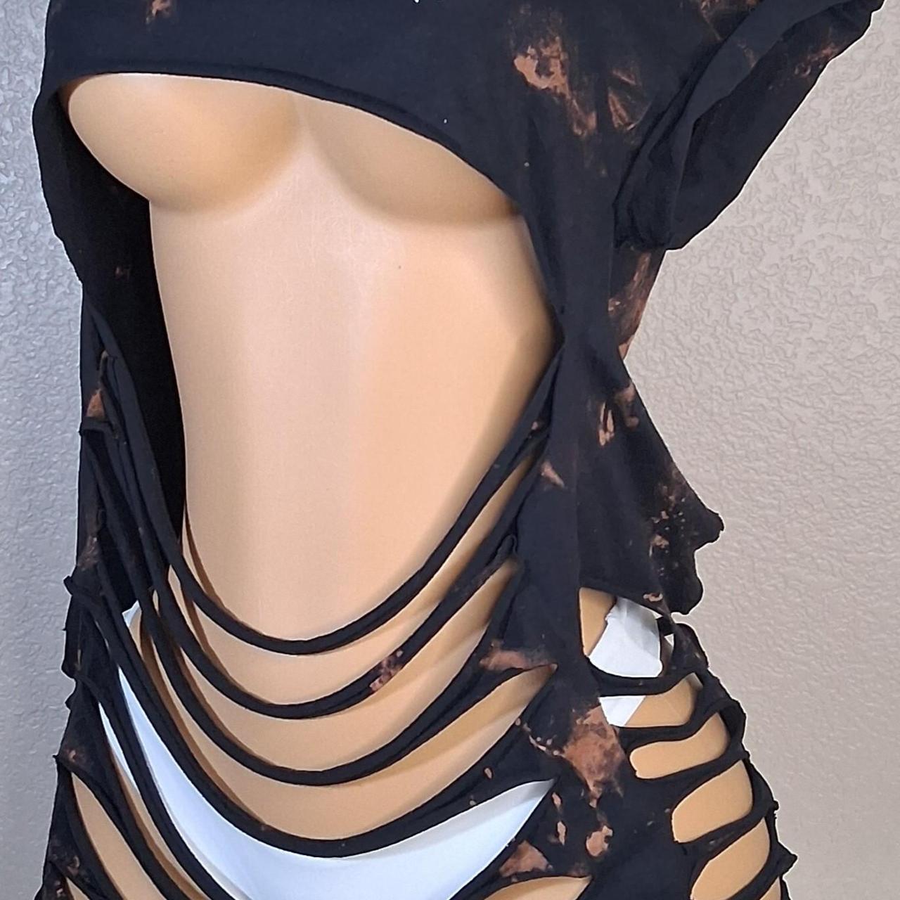 Black and white CUSTOM DESIGNED VANS TSHIRT. #goth... | Depop