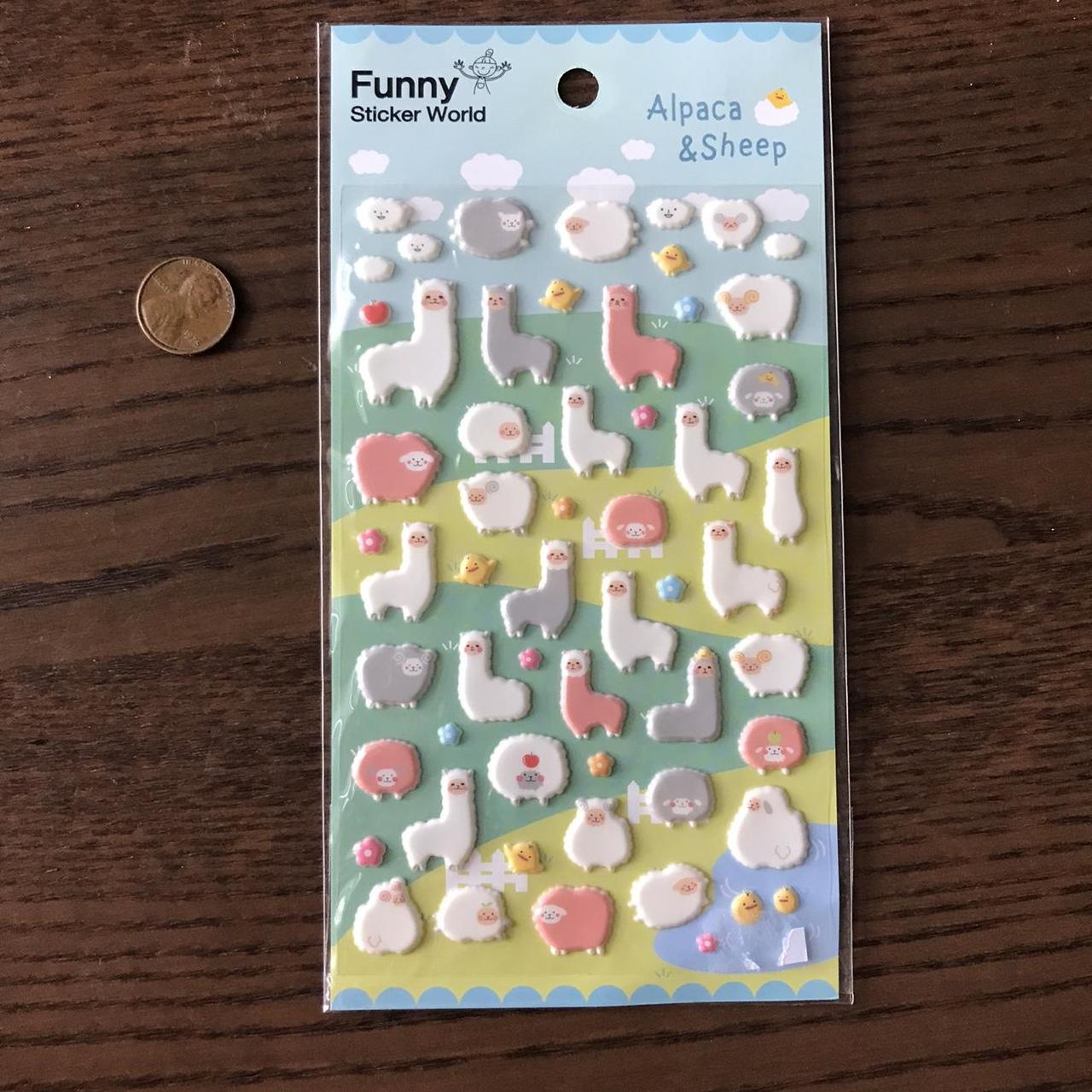 Brand new llama alpaca thick sticker pack! Got this... - Depop