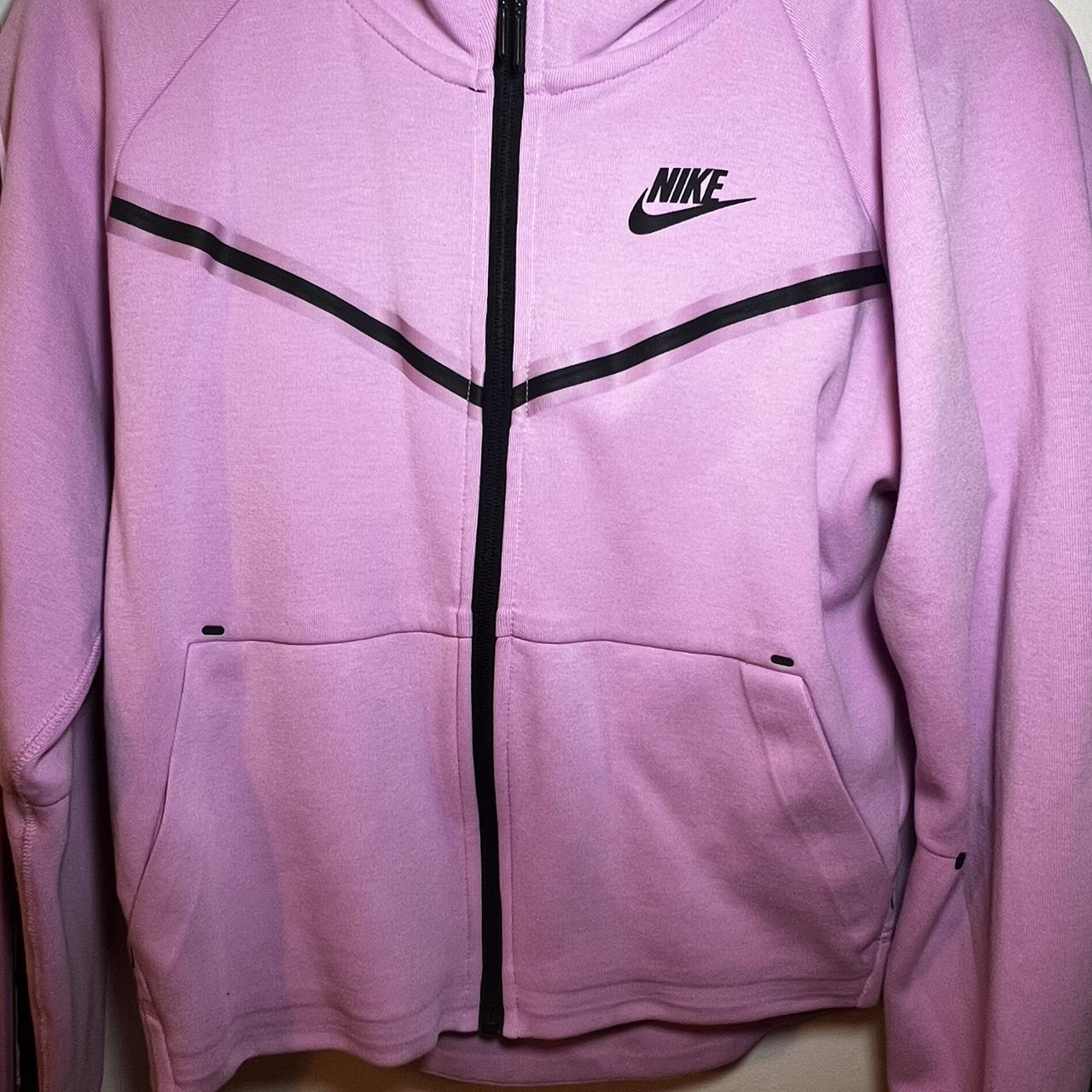 Pink Nike tech full sweatsuit Size xs in both pants... - Depop