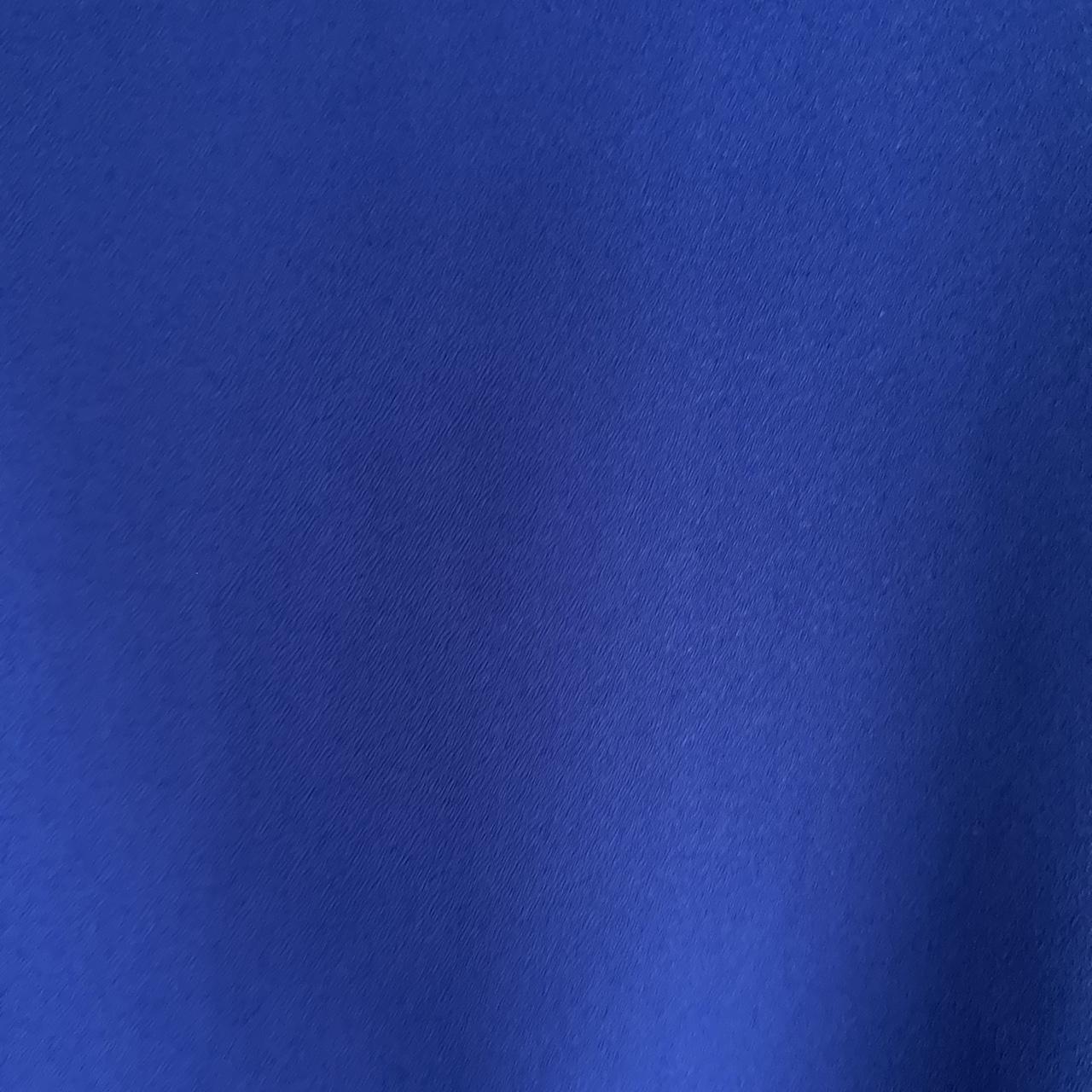 Cobalt Blue Blouse With Scallop Detail 📣 Like New Depop