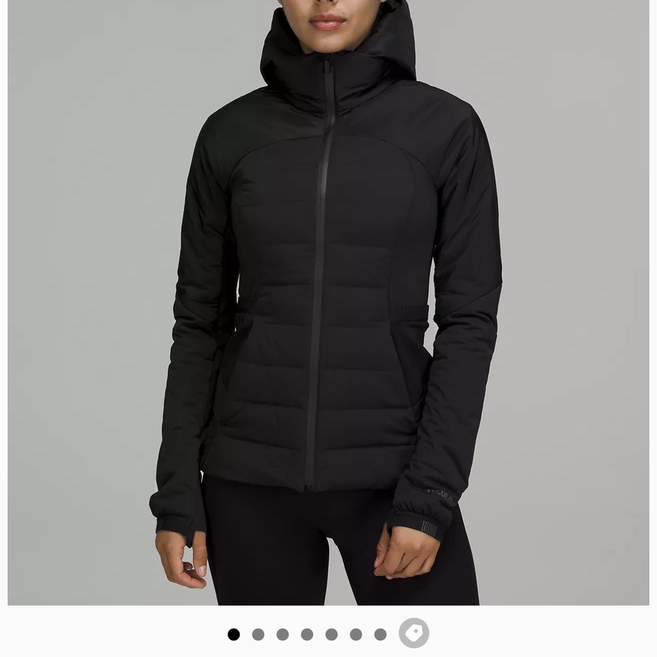 Lululemon down for it all jacket size 6 originally $228 - Depop