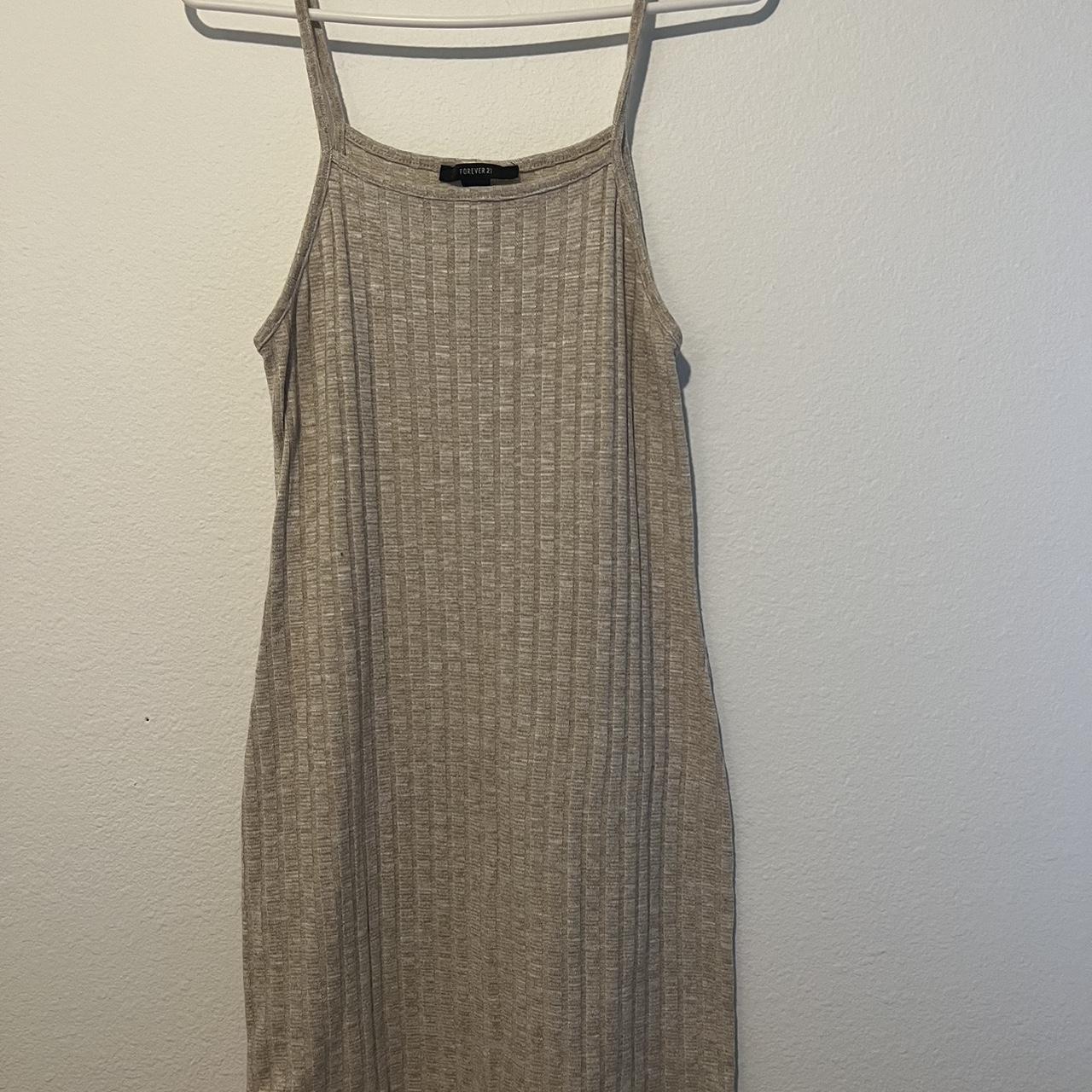 Forever 21 Women's Tan and Cream Cover-ups | Depop