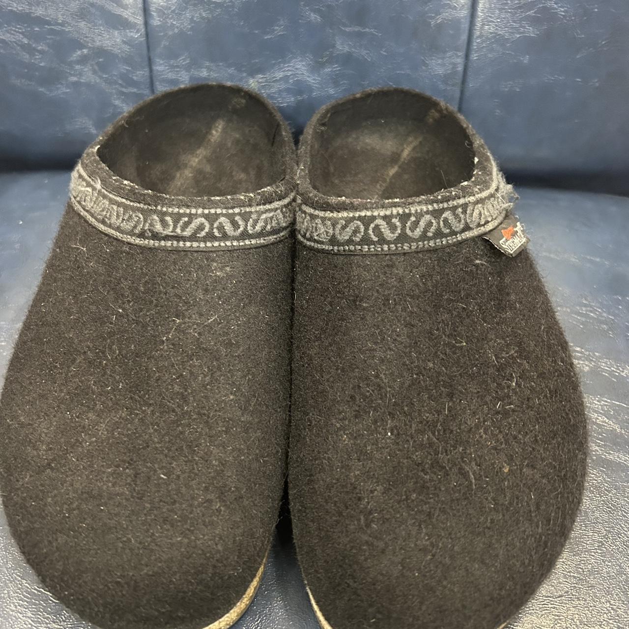 Stegmann Wool Slip On Clogs Size M11 Slippers Wool... - Depop