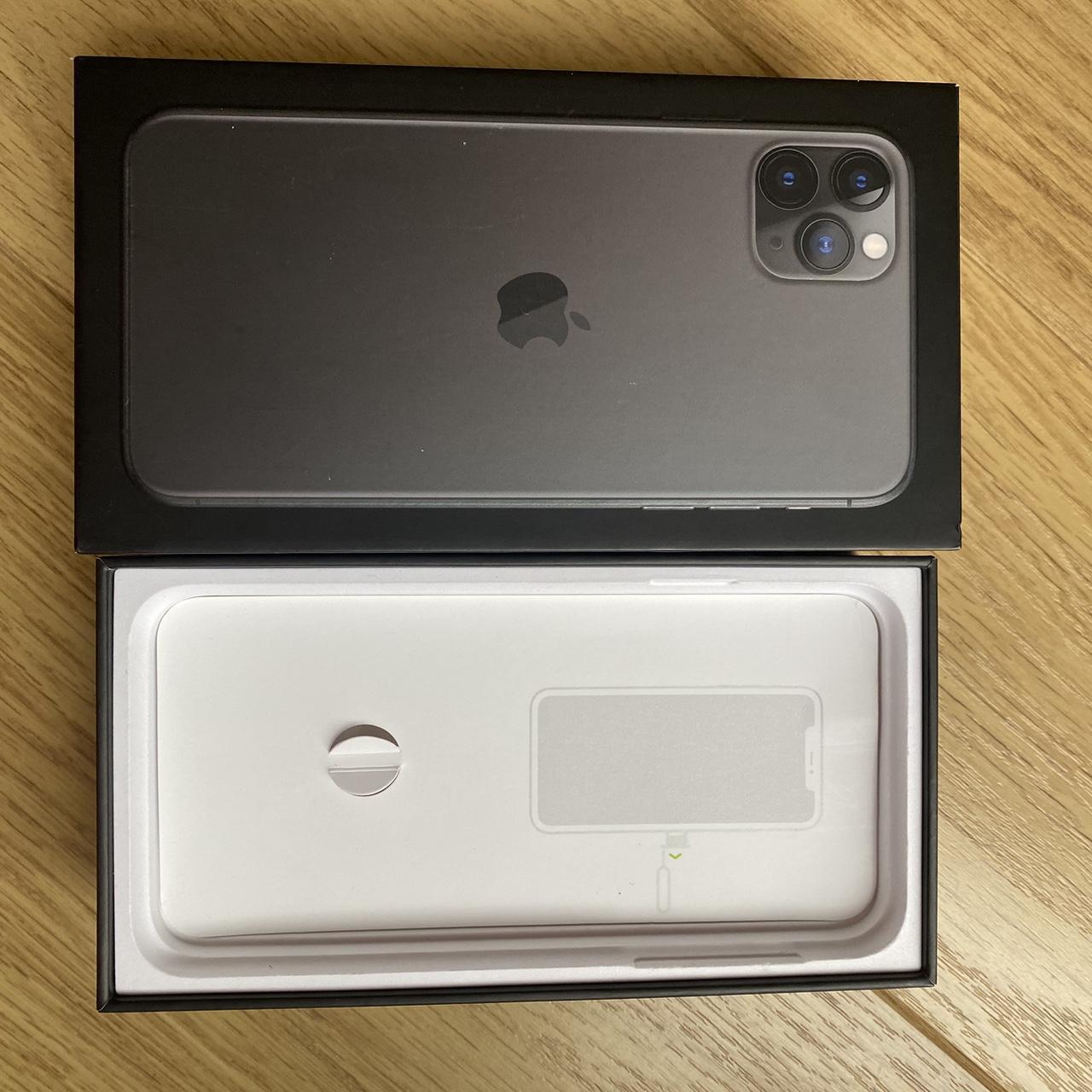 iphone 11 pro max box only feel free to message me... - Depop