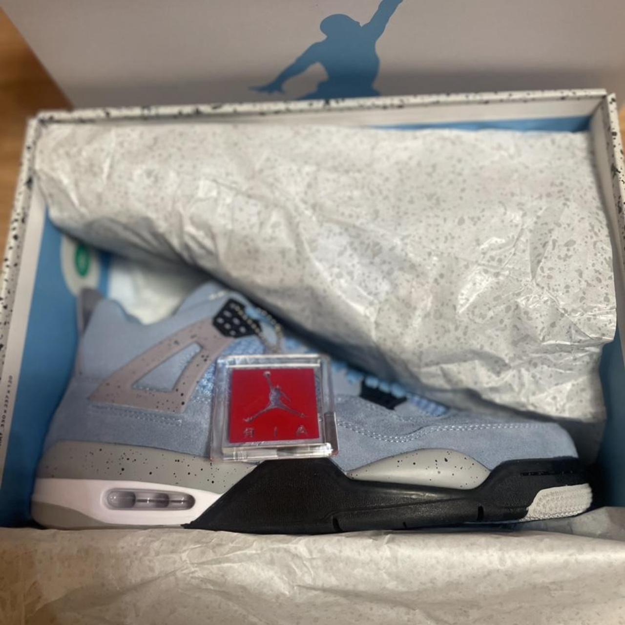 Jordan 4 UNC Brand new with box Sizes 10M and 11M - Depop