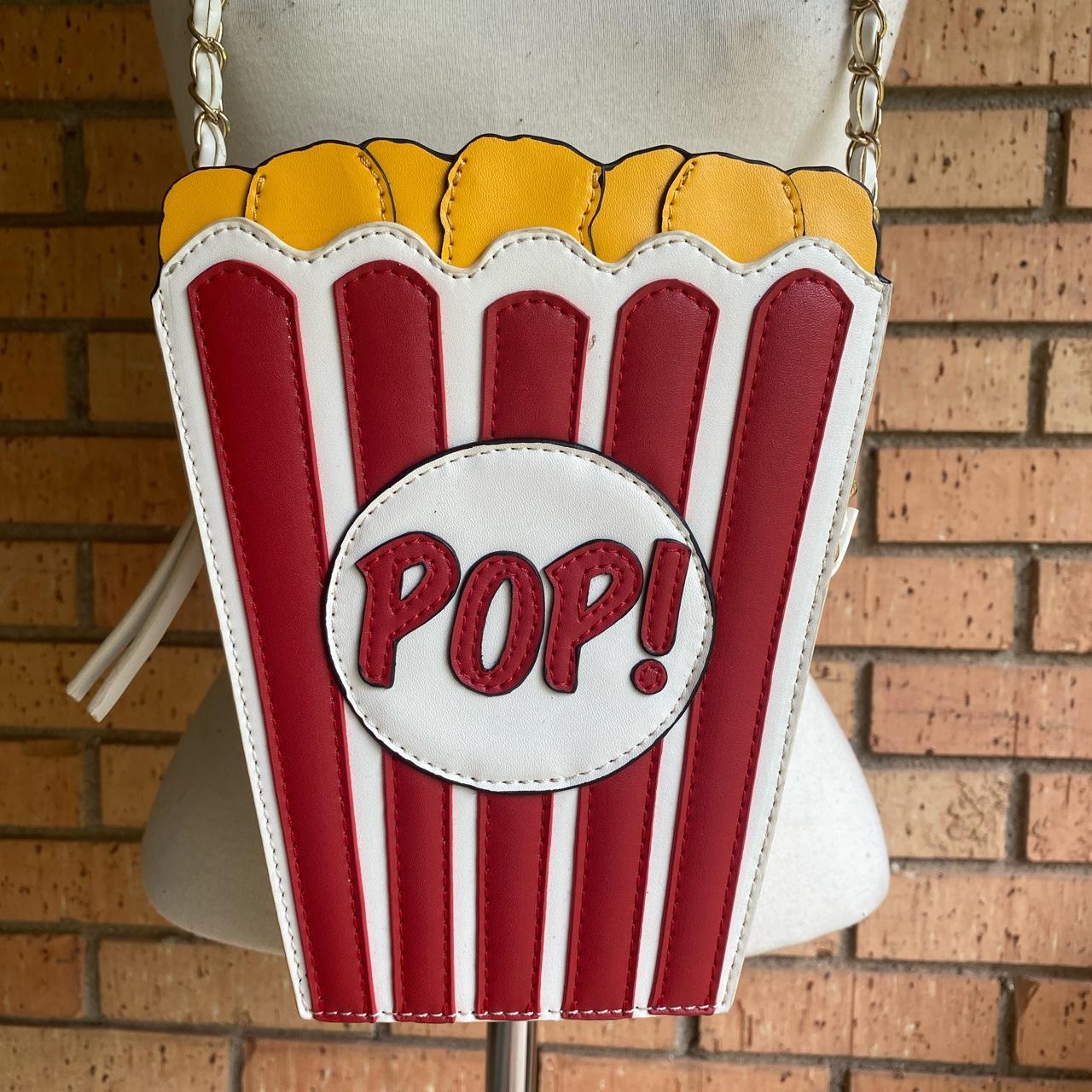 Pop Art Popcorn bag. Never used but has been in... - Depop