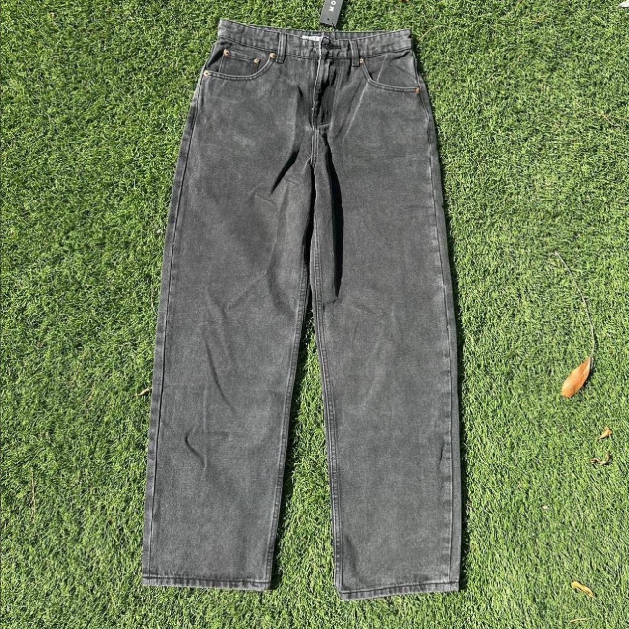 -Motel Rocks Parallel Black Jeans -Perfect... | Depop