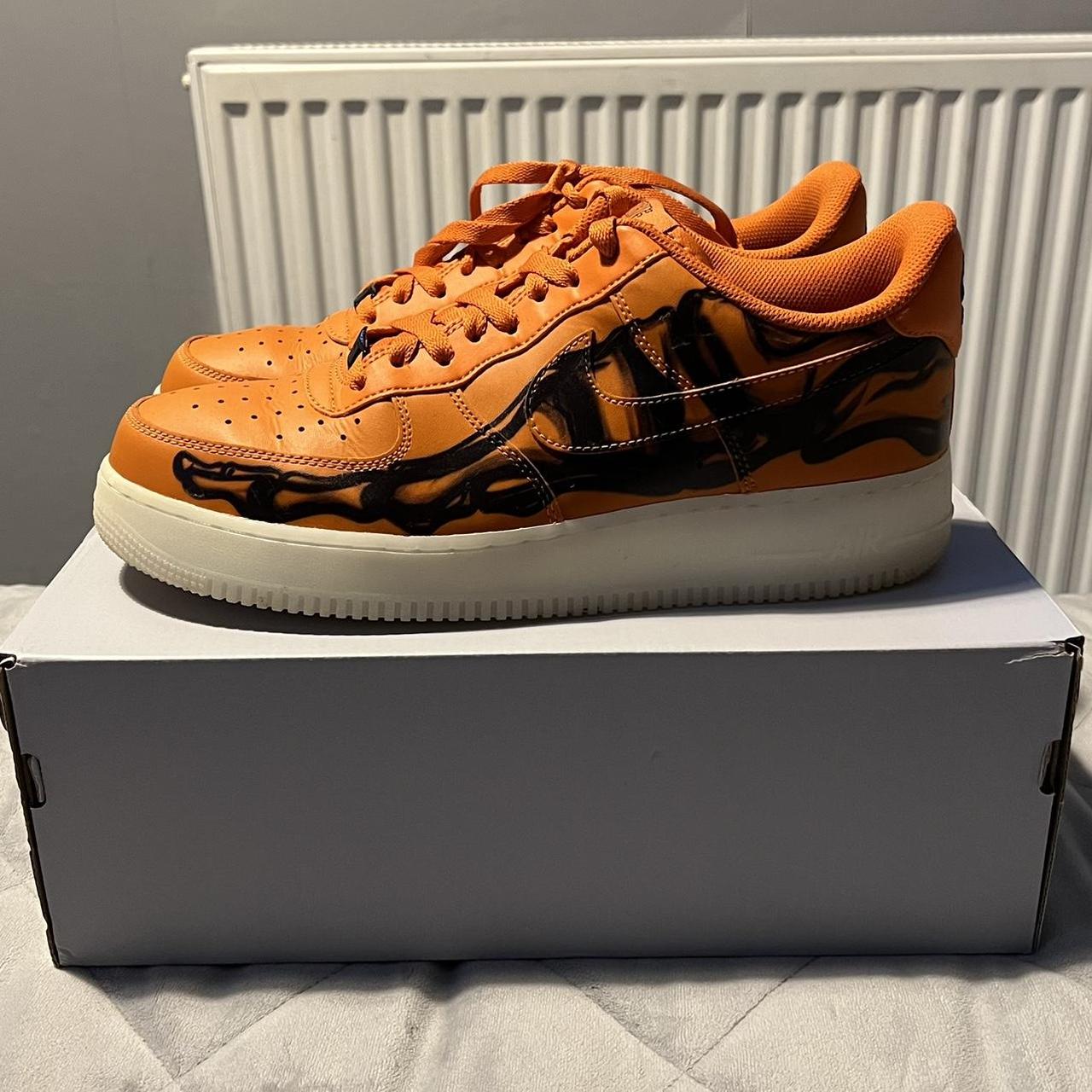 Nike Men's Orange Trainers | Depop