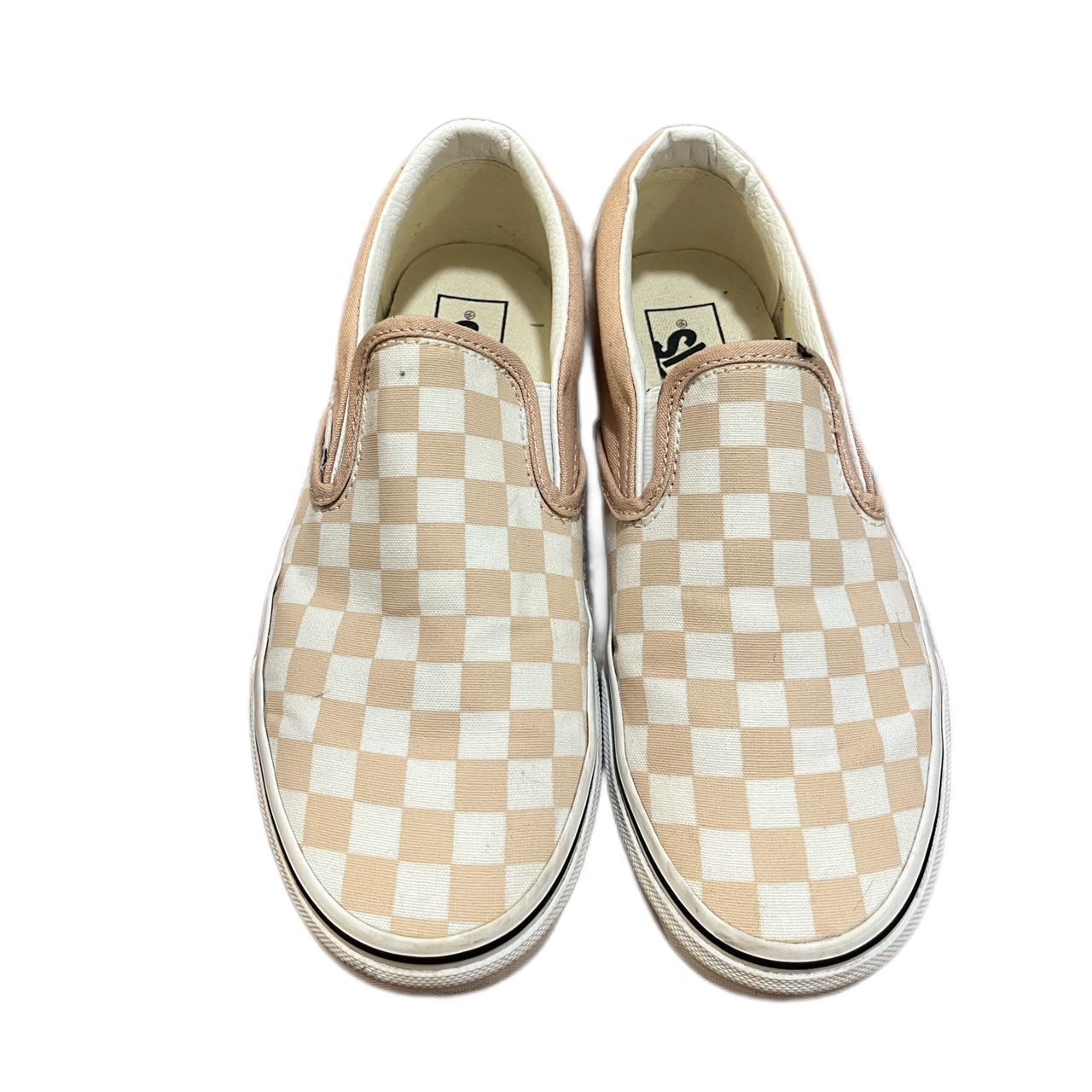Beige slide on vans Good condition never really worn - Depop