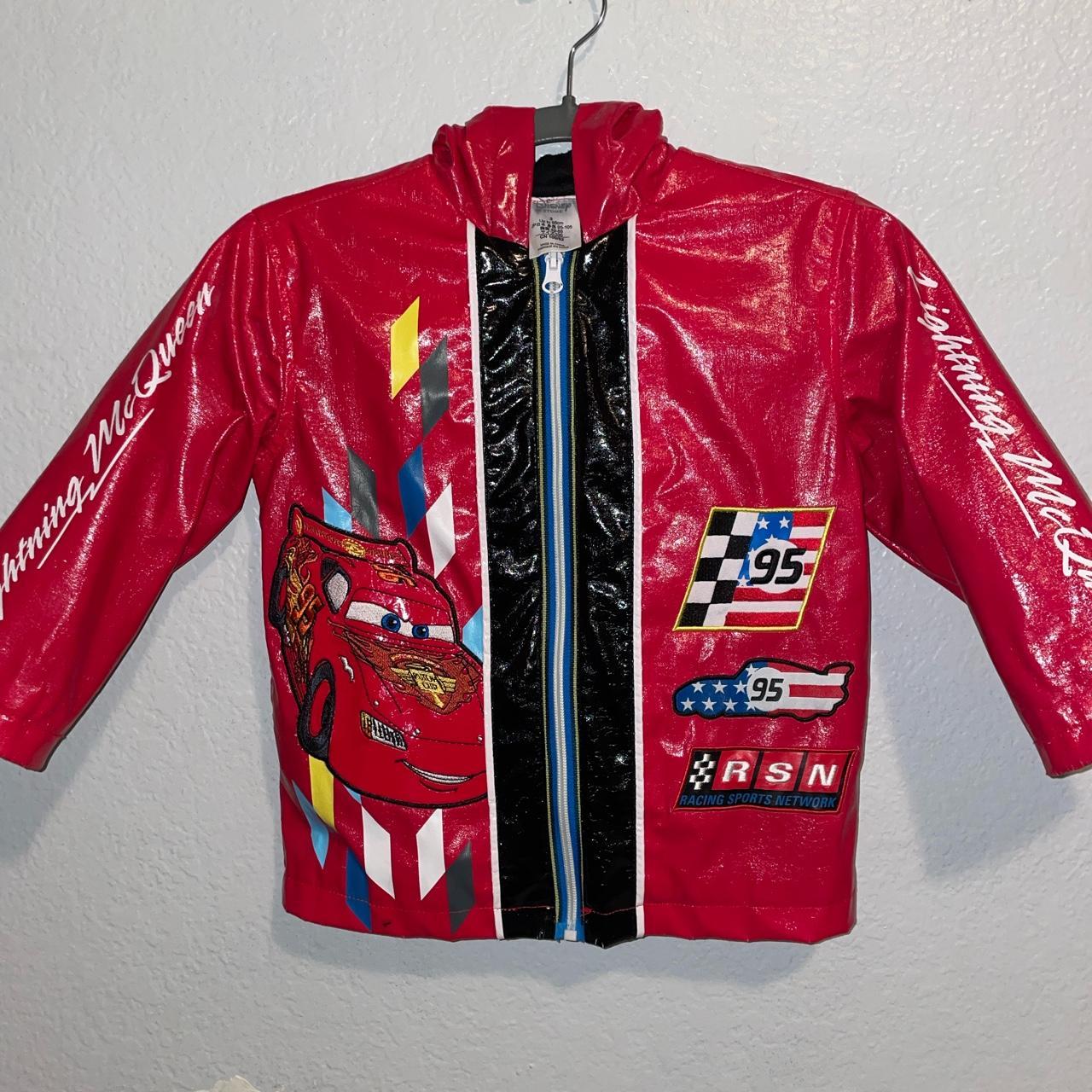 Disney Lightning McQueen kids jacket Kids size 3-4... - Depop