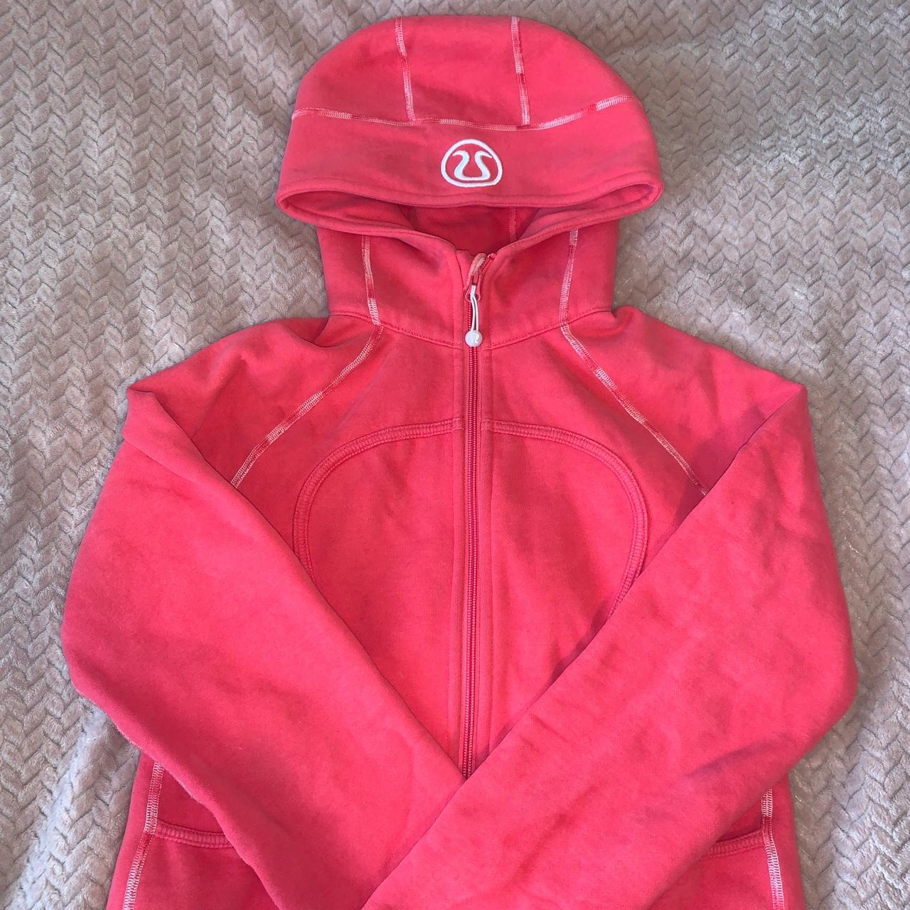 Hot pink Lululemon scuba Worn a couple times In... - Depop