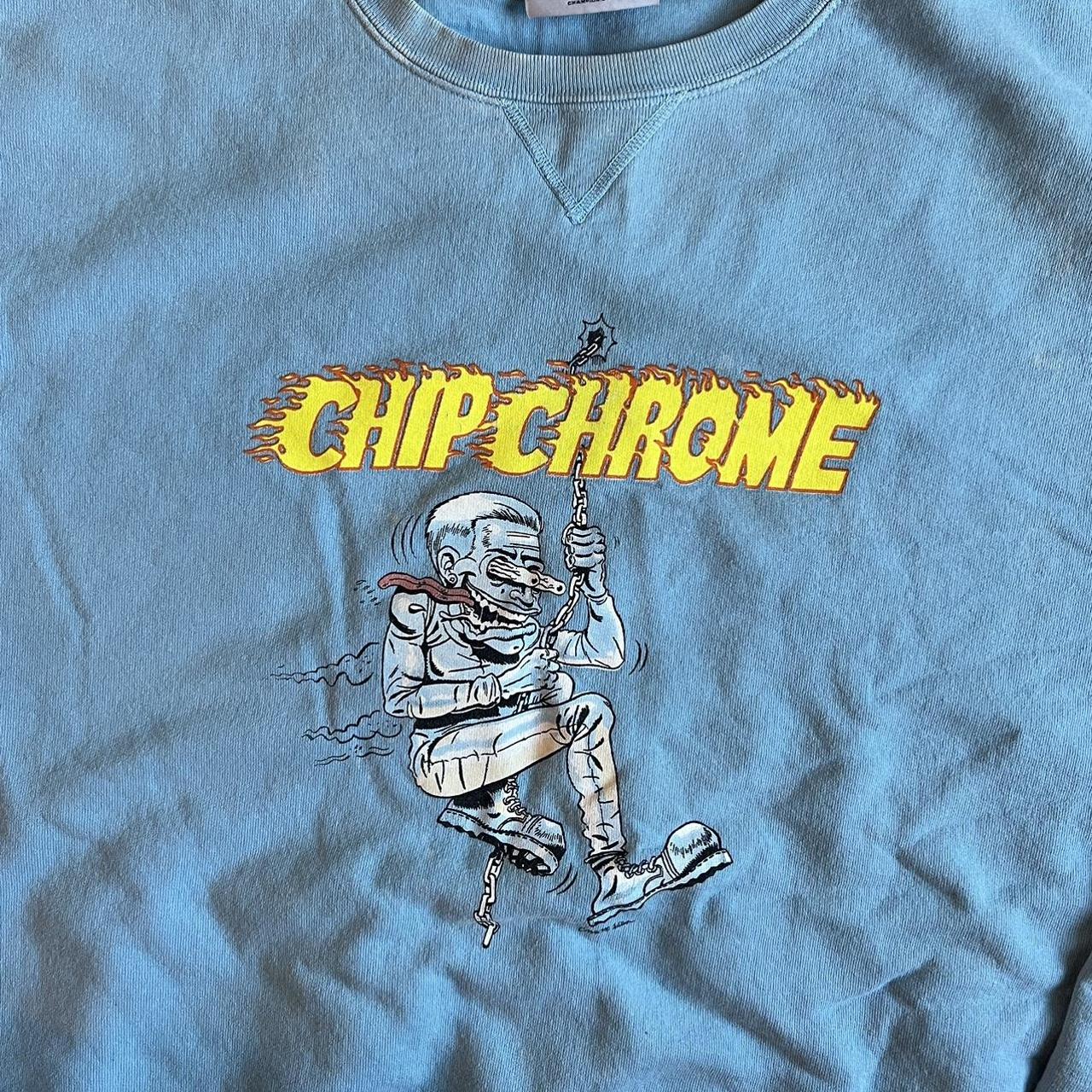 rare chip chrome the neighbourhood merch champion... - Depop