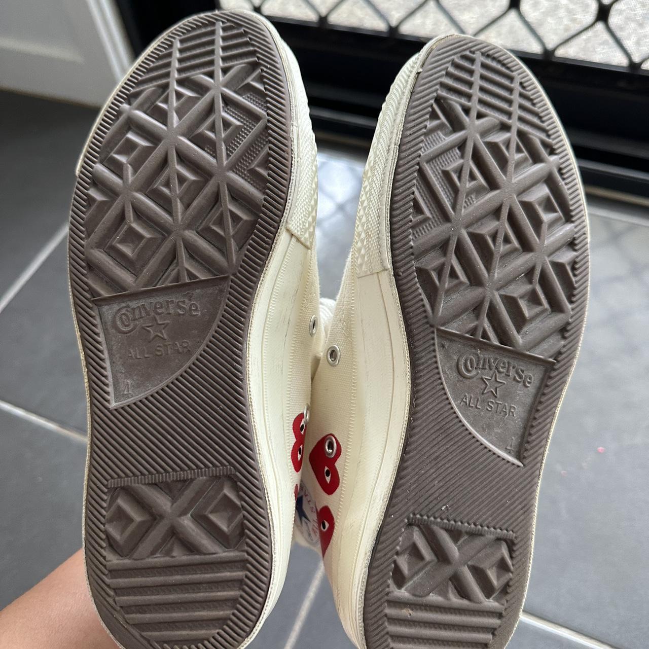 Converse Chuck Taylor ‘CDG’ Size 4 (Men’s) Soles... - Depop