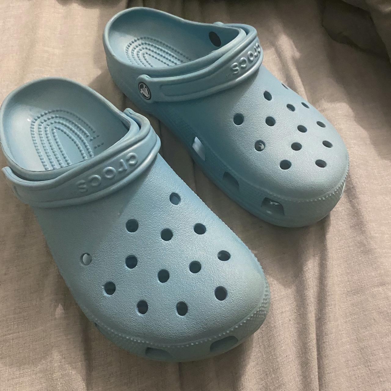 CROCS Classic Clogs Blue Mens Size 8 / Womens Size 10 - Depop