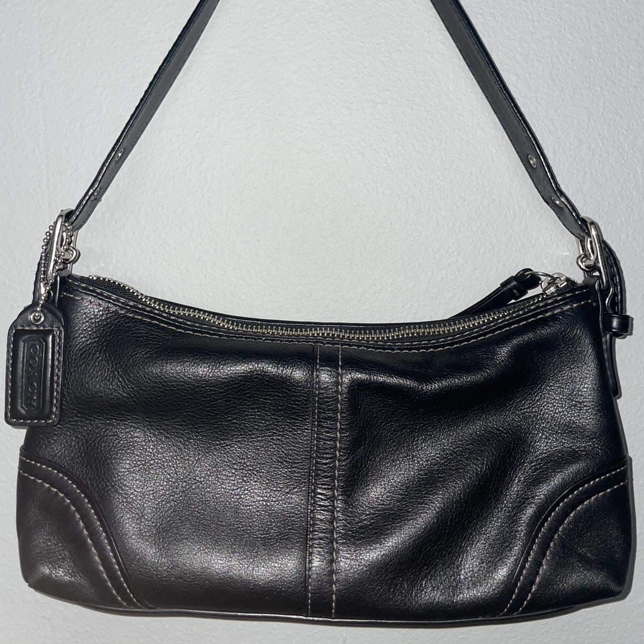 Black Coach clutch - Depop