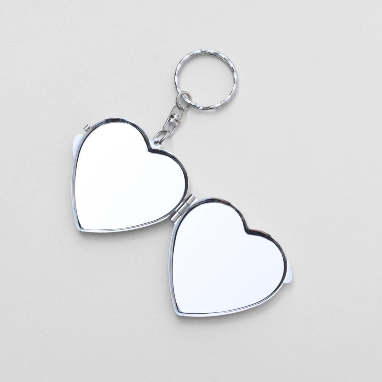 Nara Heart Shaped Mirror Keychain! The Size of the... - Depop